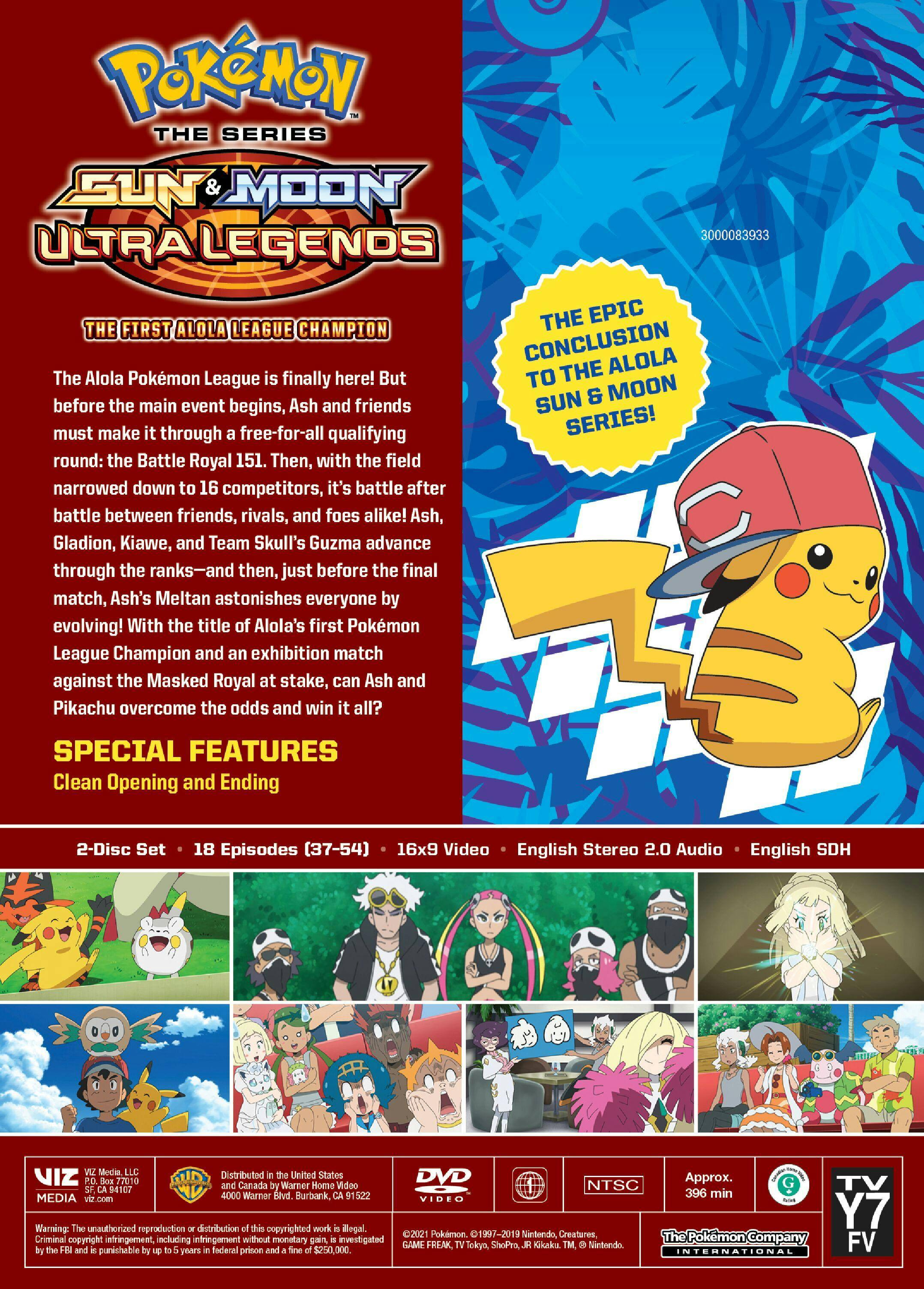 Pokémon: Sun and Moon Ultra Legends The First Alola League (DVD Set) [DVD] [Standard] - Best Buy