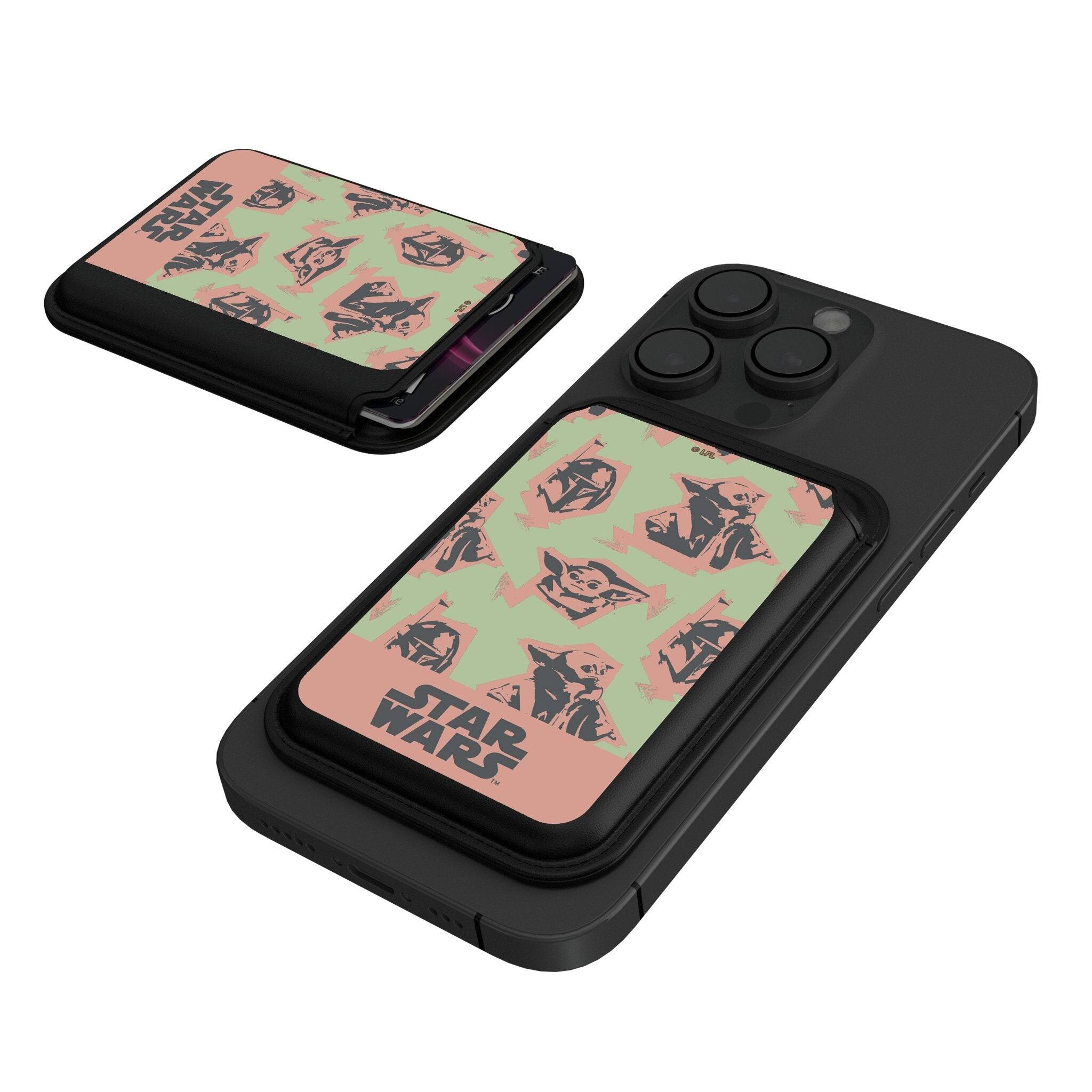 Keyscaper Star Wars: The Mandalorian Pattern Black Magnetic Credit Card ...
