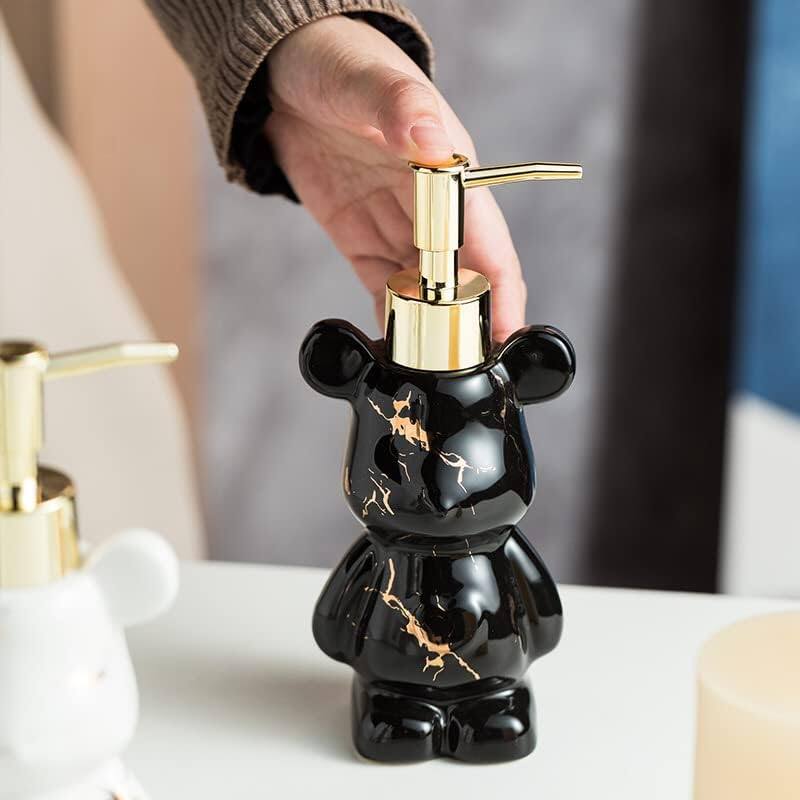 Dapper Styles Small Bathroom Soap Dispenser With Pump Cute Bear shaped ...