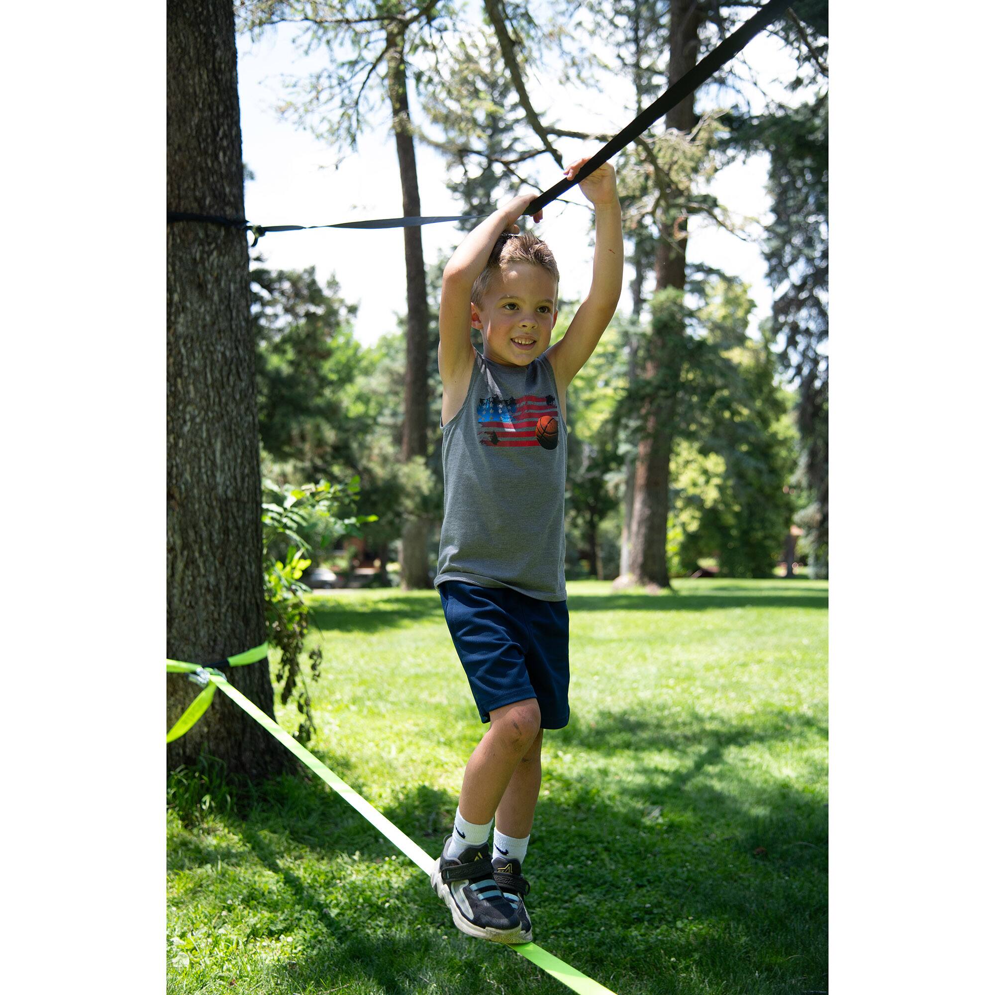 Best Buy: Hape Trelines: Classic Slackline 50 ft Ratchet Between 2 ...