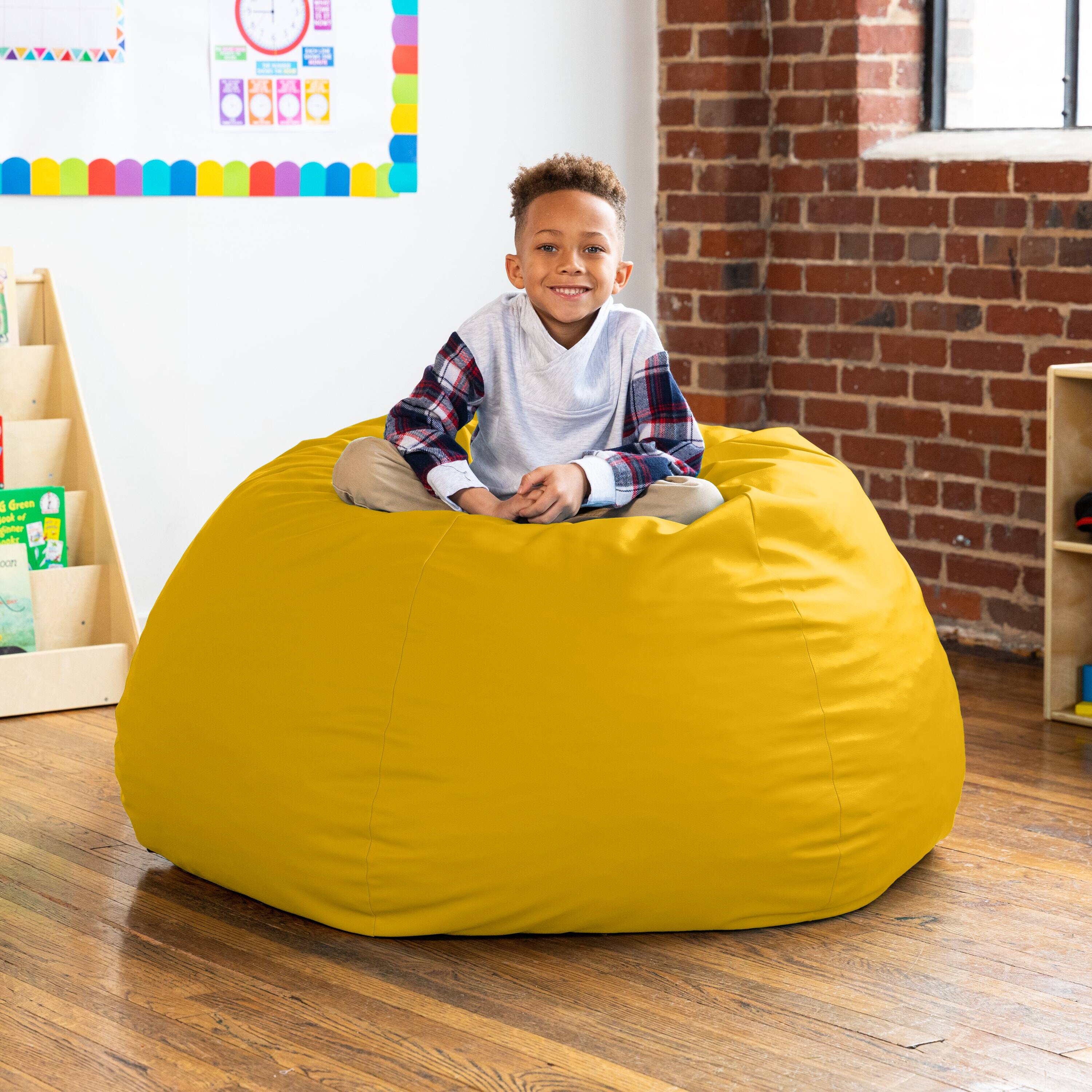 Jaxx Gumdrop Commercial Grade Bean Bag for Educational Environments ...