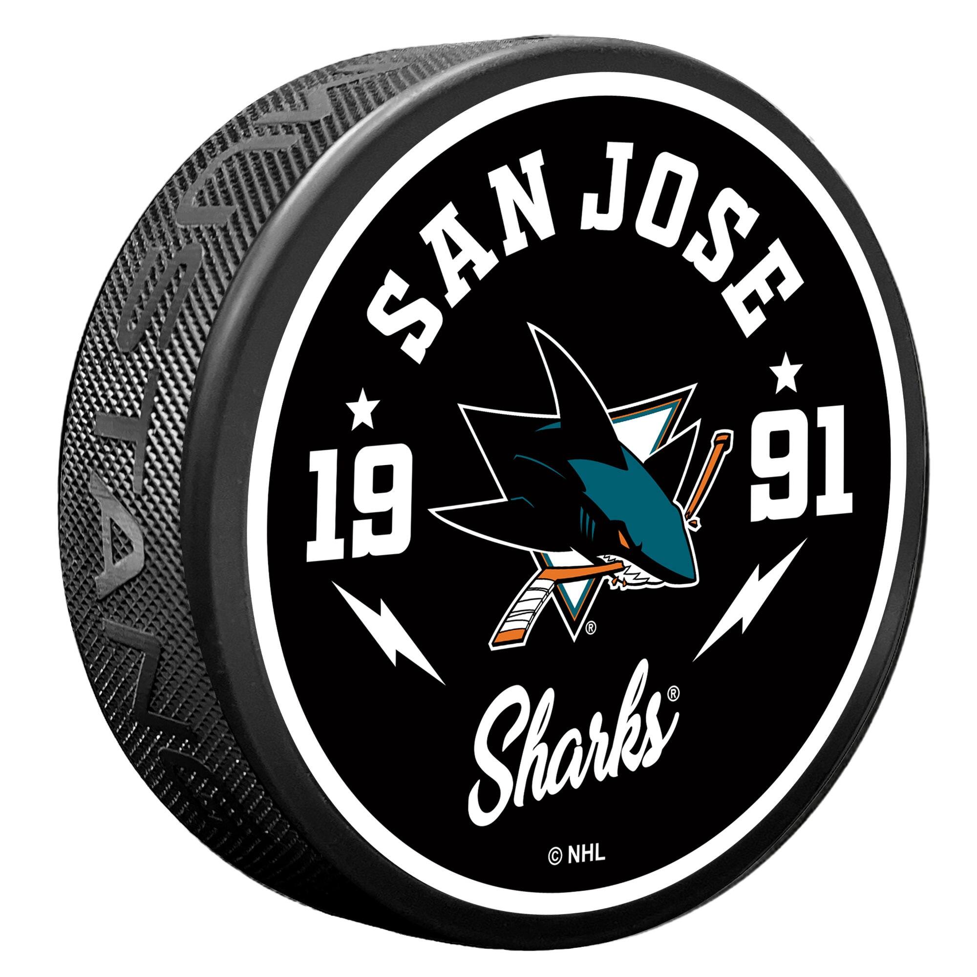 Mustang Drinkware San Jose Sharks Bolt Hockey Puck Multicolor 203025395 ...