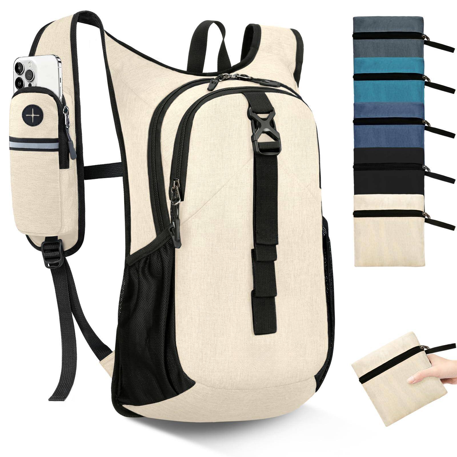Live At Space 15l Small Hiking Backpack For Women Men Foldable Packable ...