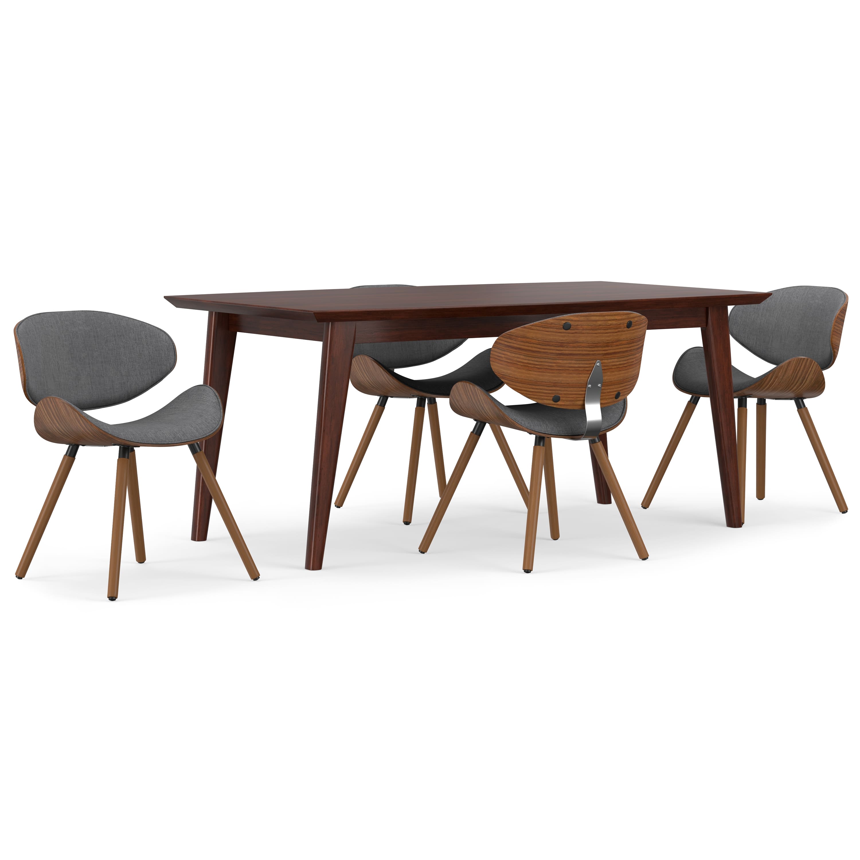 Simpli Home Marana / Draper 5-Piece Dining Set - Grey AXCDS5MRDG - buy ...
