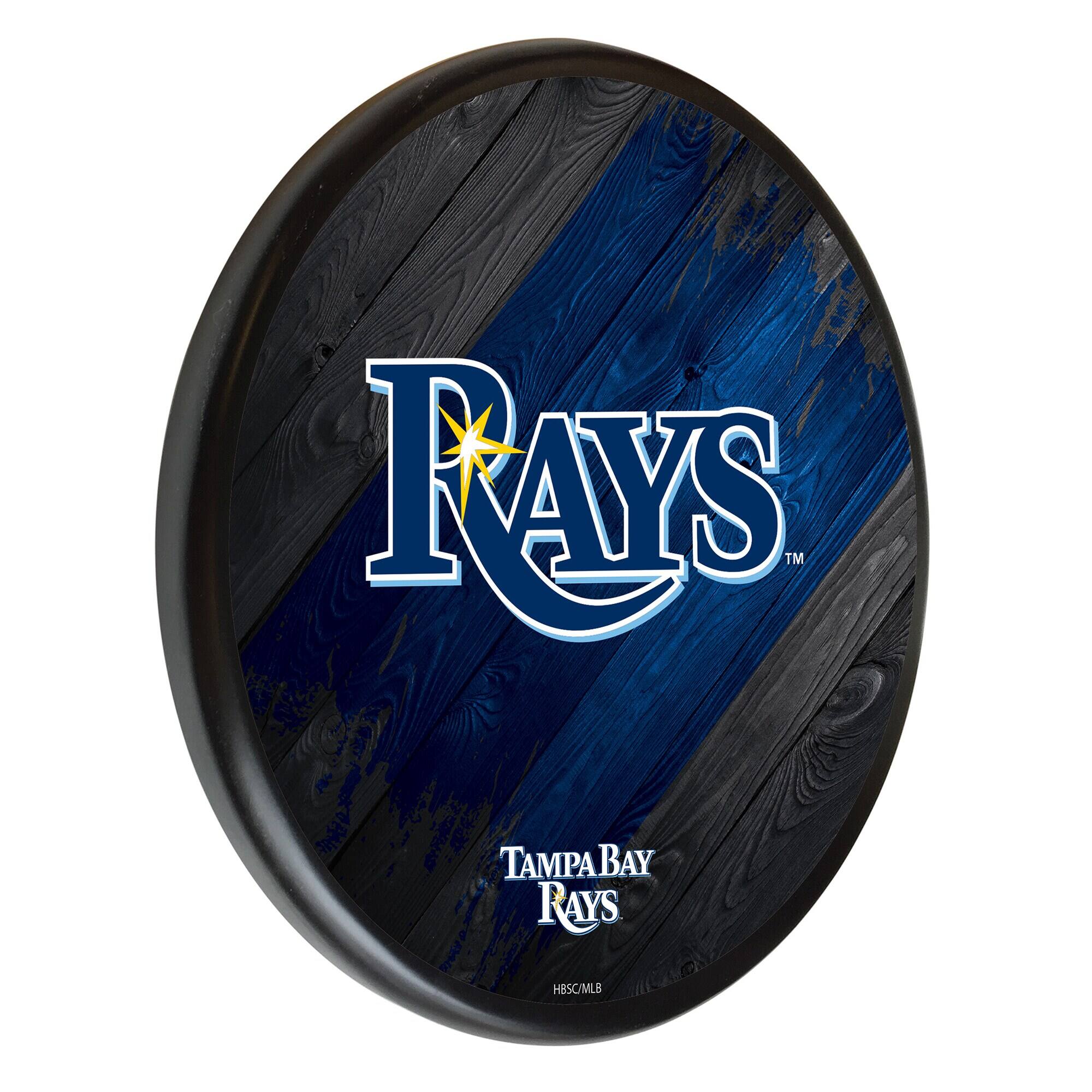 Holland Bar Stool Co. Tampa Bay Rays 13" Team Wood Sign Black 202405752 ...