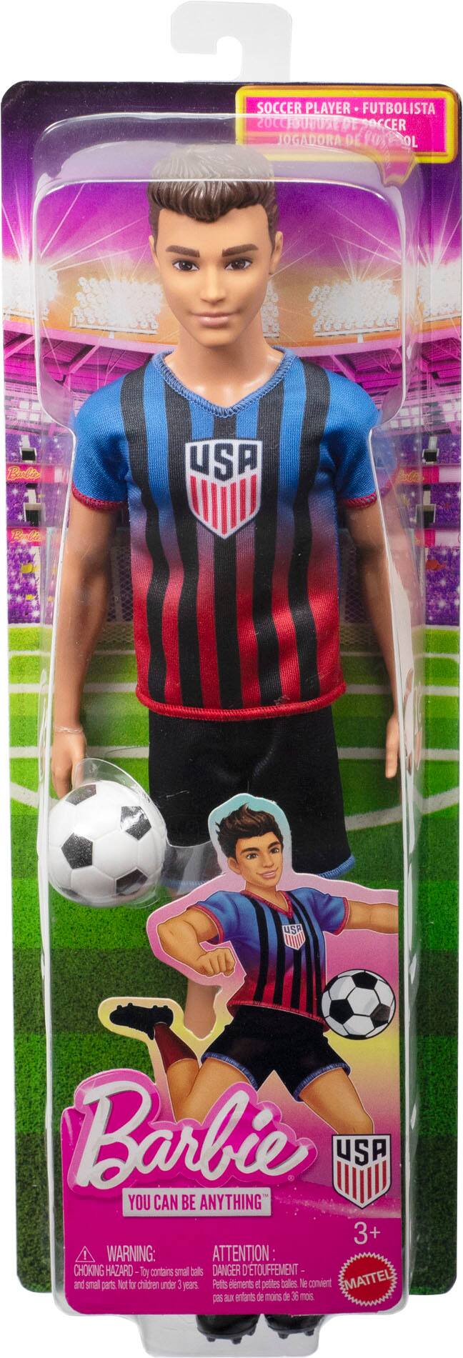 Barbie USSF Soccer Fashion 11.5" Ken Doll JMX50 - Best Buy