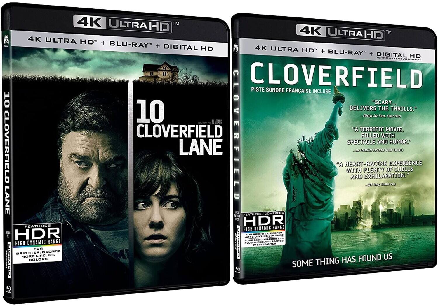 10 Cloverfield Lane / Cloverfield 4K Blu Ray [4K Ultra HD Blu ray] - Best Buy