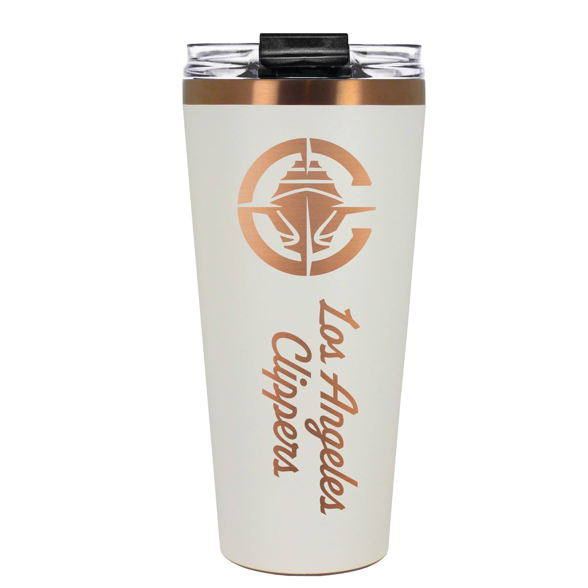 Great American Products LA Clippers 30oz. Big Slim Tumbler Cream ...