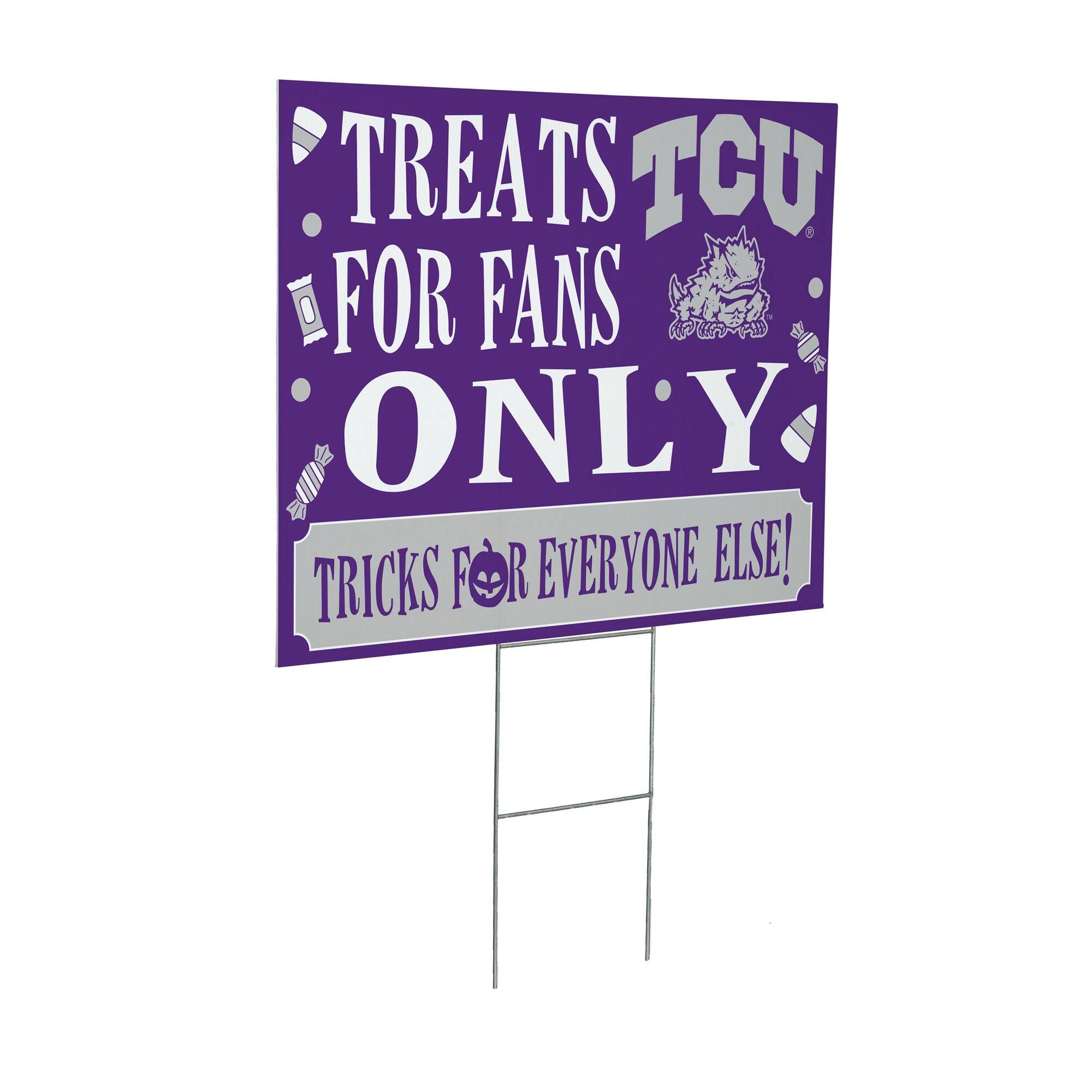Evergreen Enterprises TCU Horned Frogs 18" x 24" Halloween Treats ...