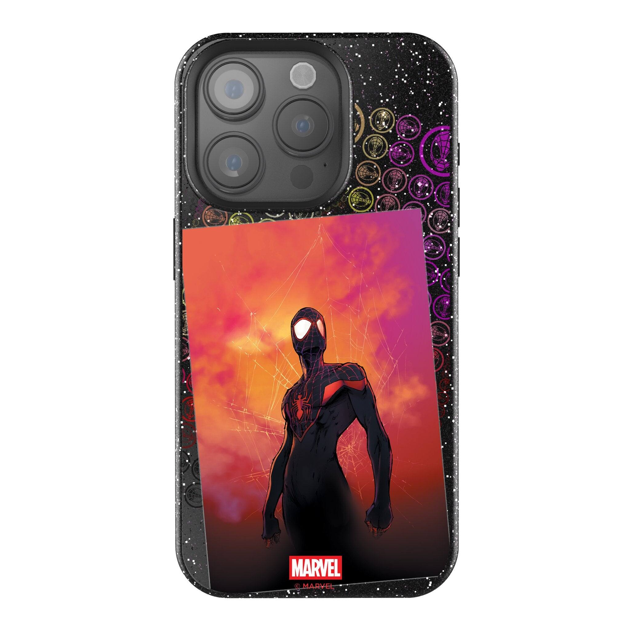 Keyscaper Marvel Cover Art Black Bling Phone Case Apple iPhone 15 Plus ...