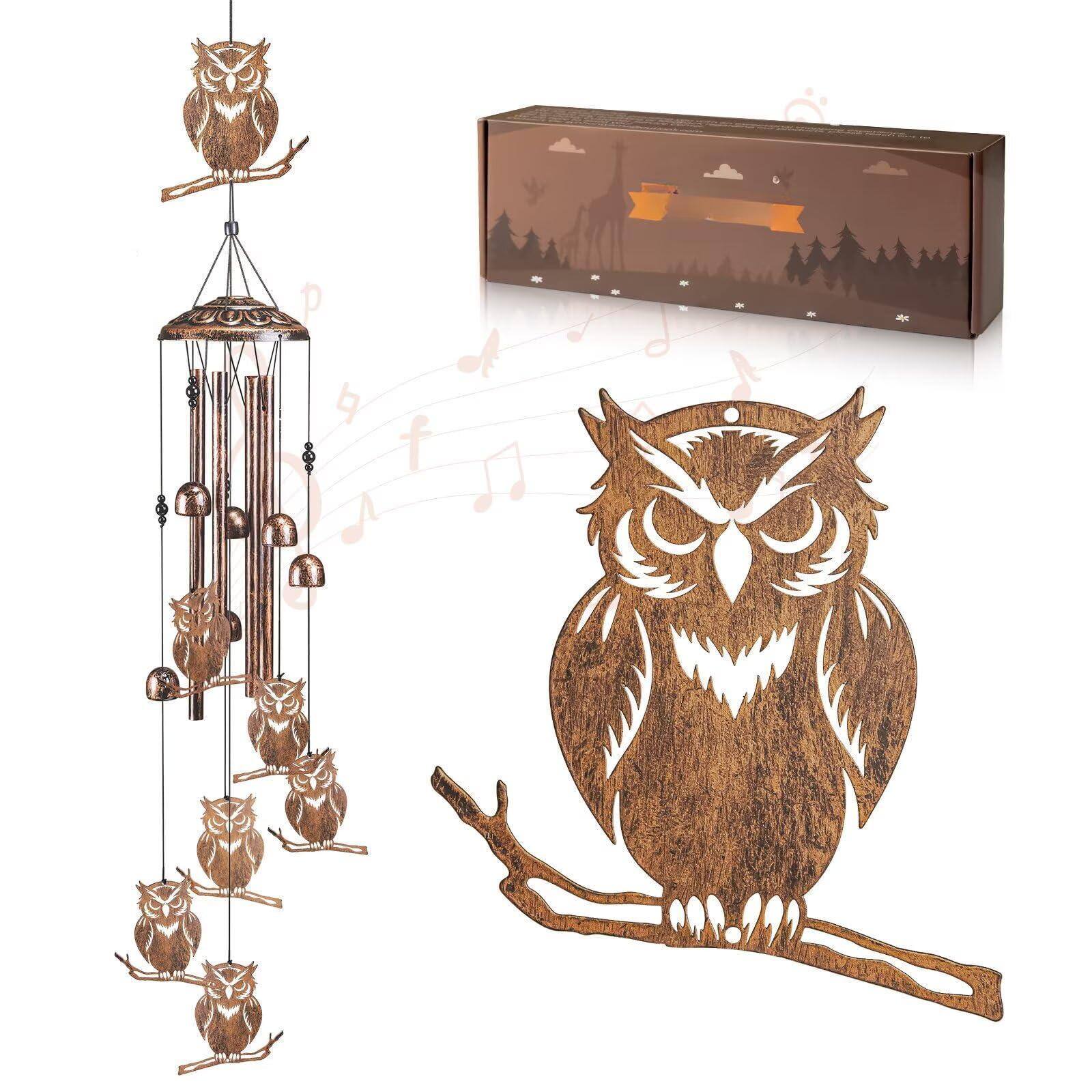 Fabibe Cat Wind Chimes For Outside Gardening Gifts Lover Women Men Mom ...