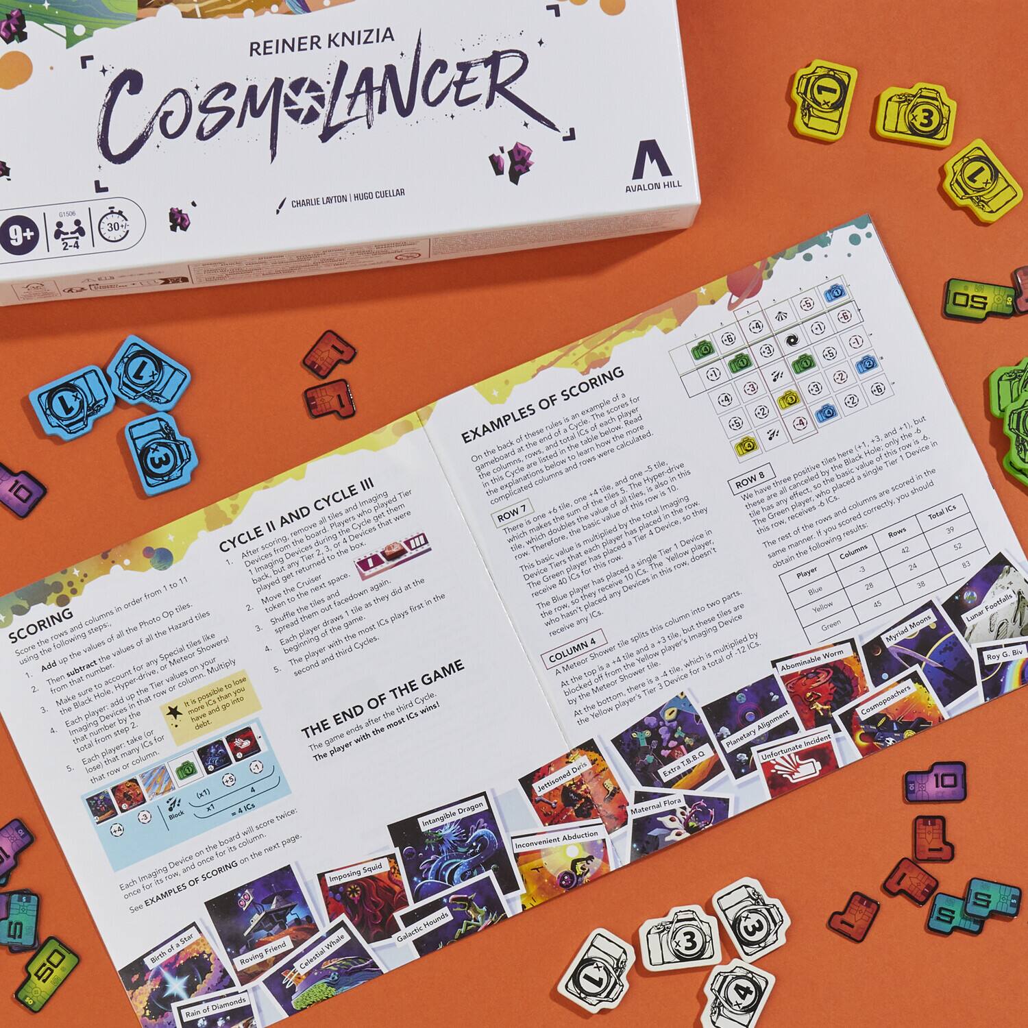 Hasbro Gaming Cosmolancer Strategy Board Game by Reiner Knizia GAMES (MISC) Multicolor ...