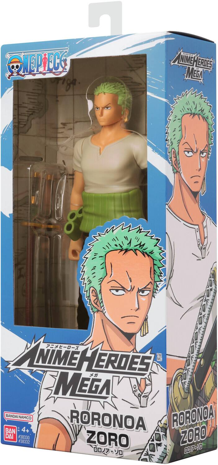 Bandai AnimeHeroes ONE PIECE Mega Roronoa Zoro action figure ...