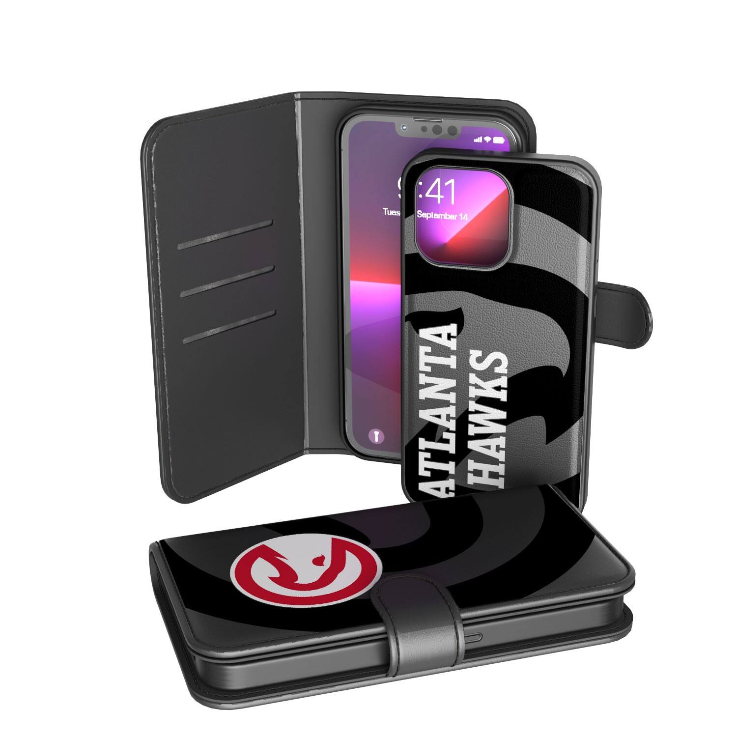 Keyscaper NBA Atlanta Hawks iPhone Wallet Case 15 Pro Multicolor ...