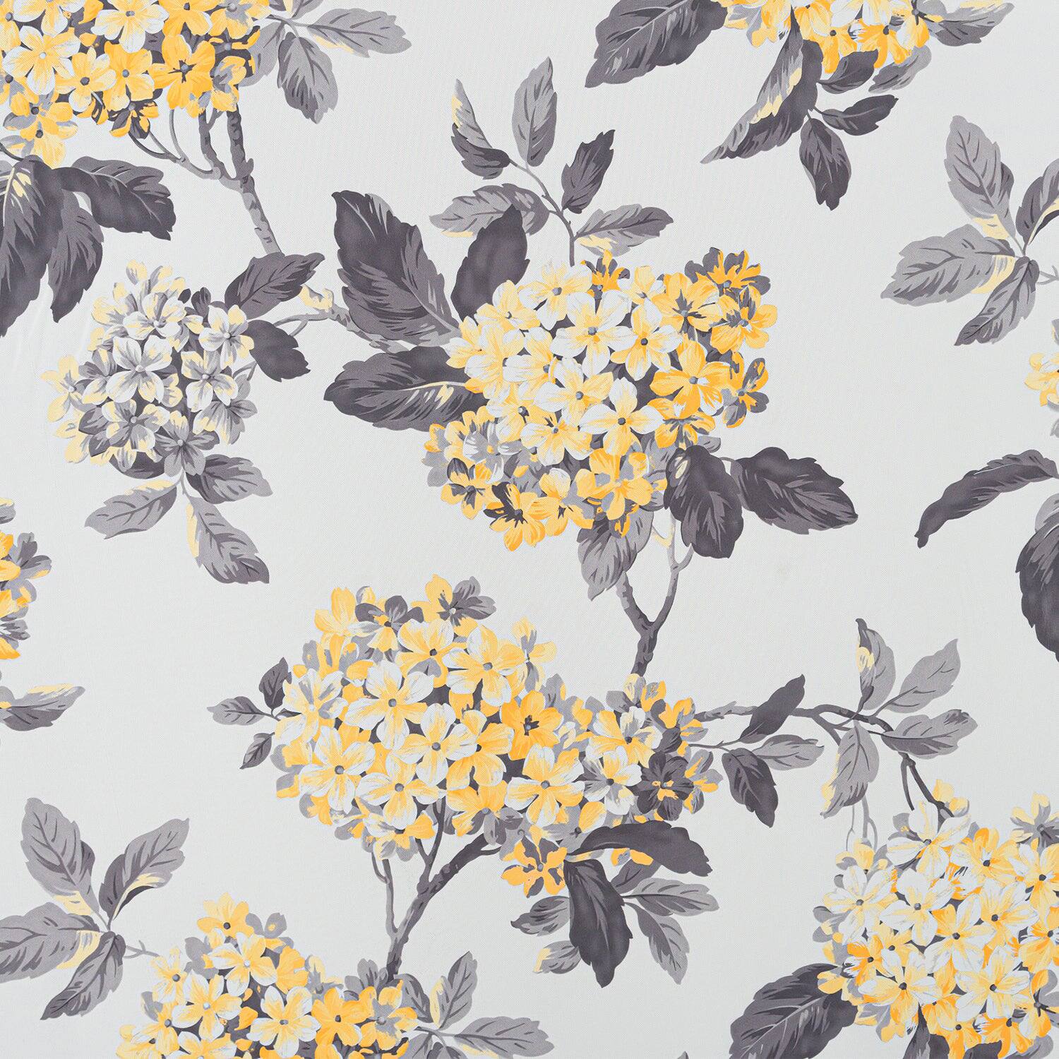 Olivia Gray 100% Polyester 200 GSM Hydrangea Printed Blackout Grommet ...
