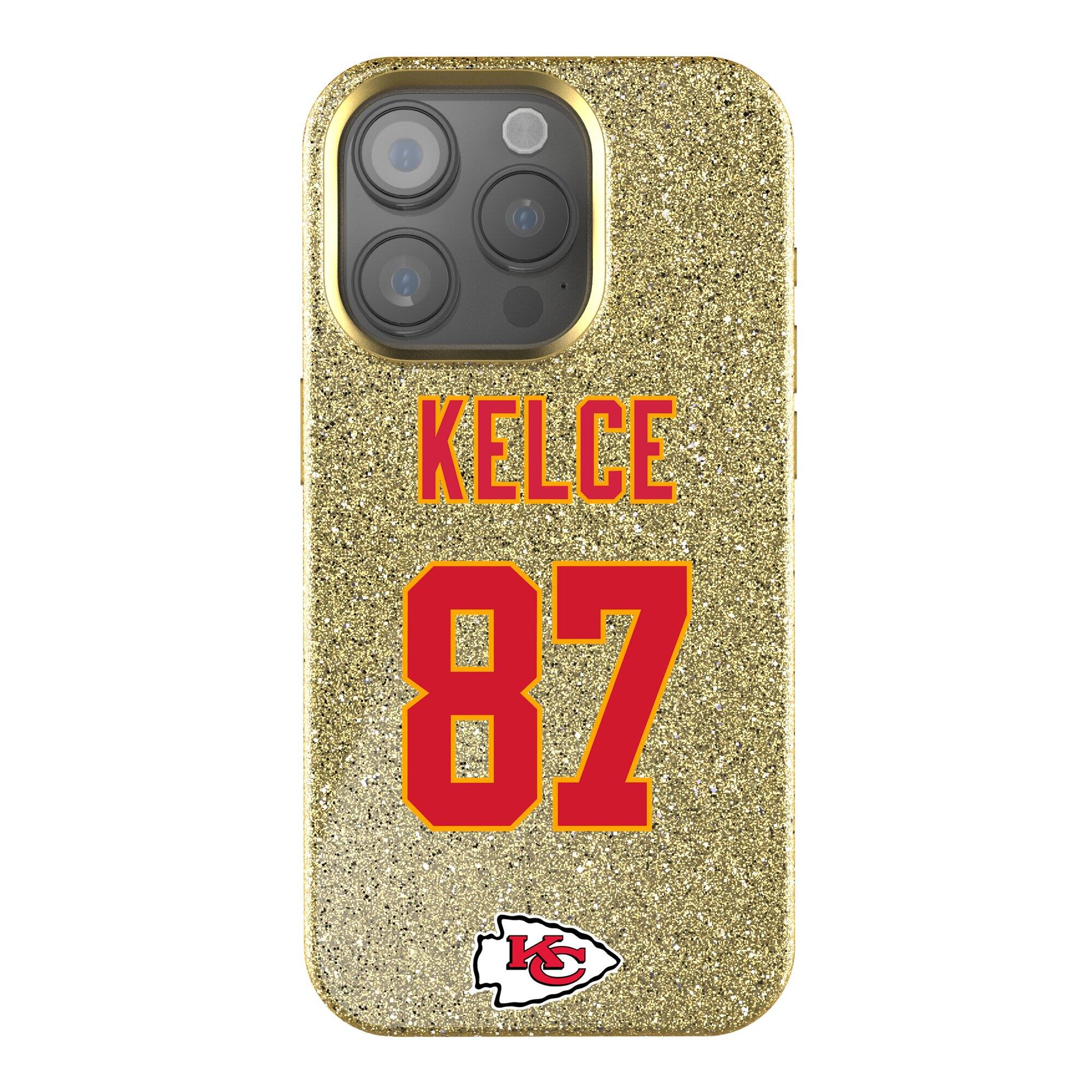 Keyscaper NFL Travis Kelce Kansas City Chiefs Bling iPhone Case 14 Pro ...