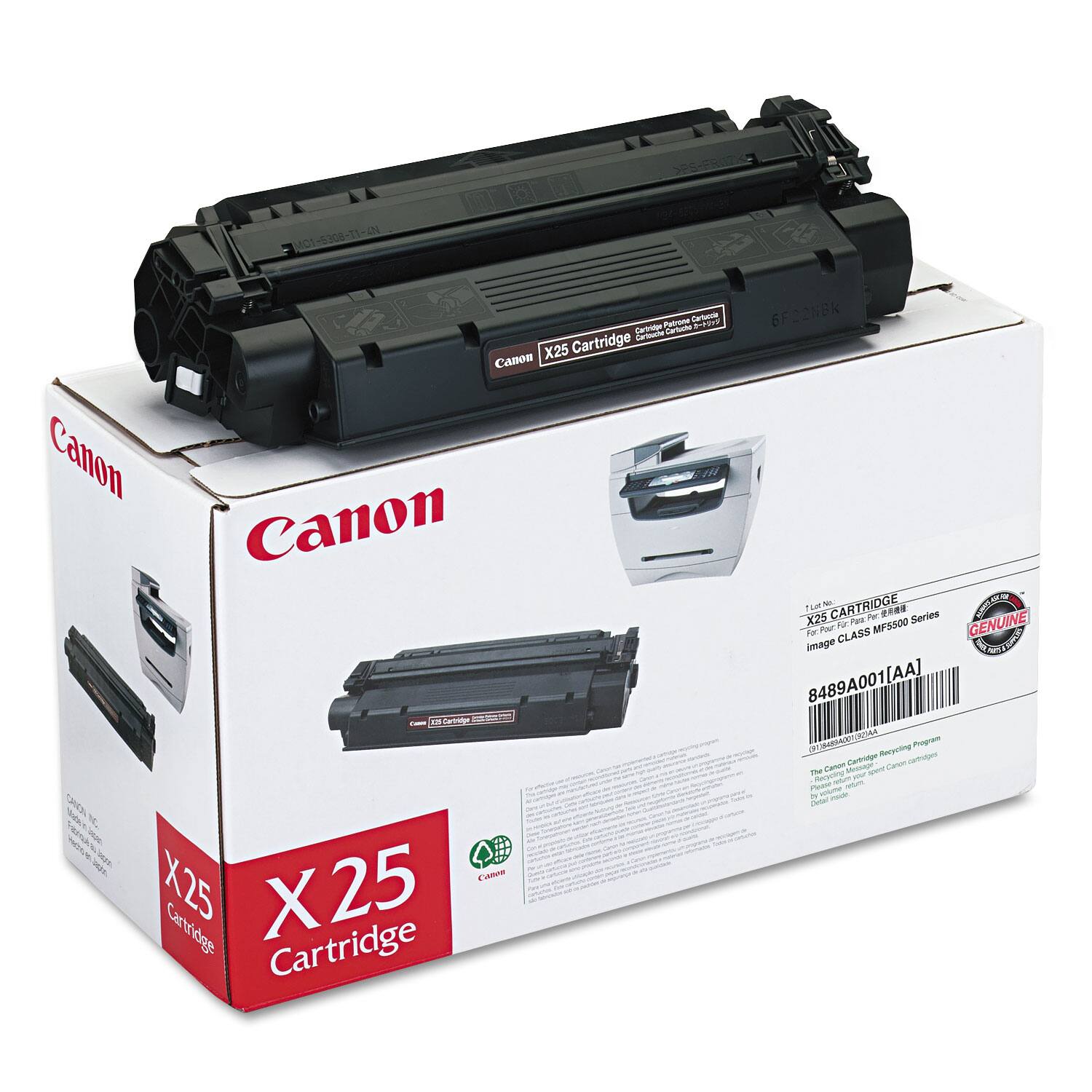 Canon 8489A001 (X25) 2500 Page Yield Toner Black 8489A001 - Best Buy