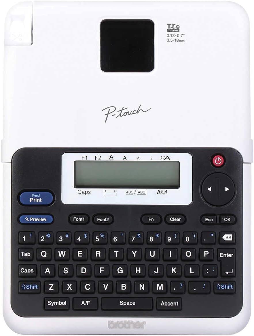 Brother P Touch Labeler Label Maker PT 2040C with Laminated TZe Tape ...