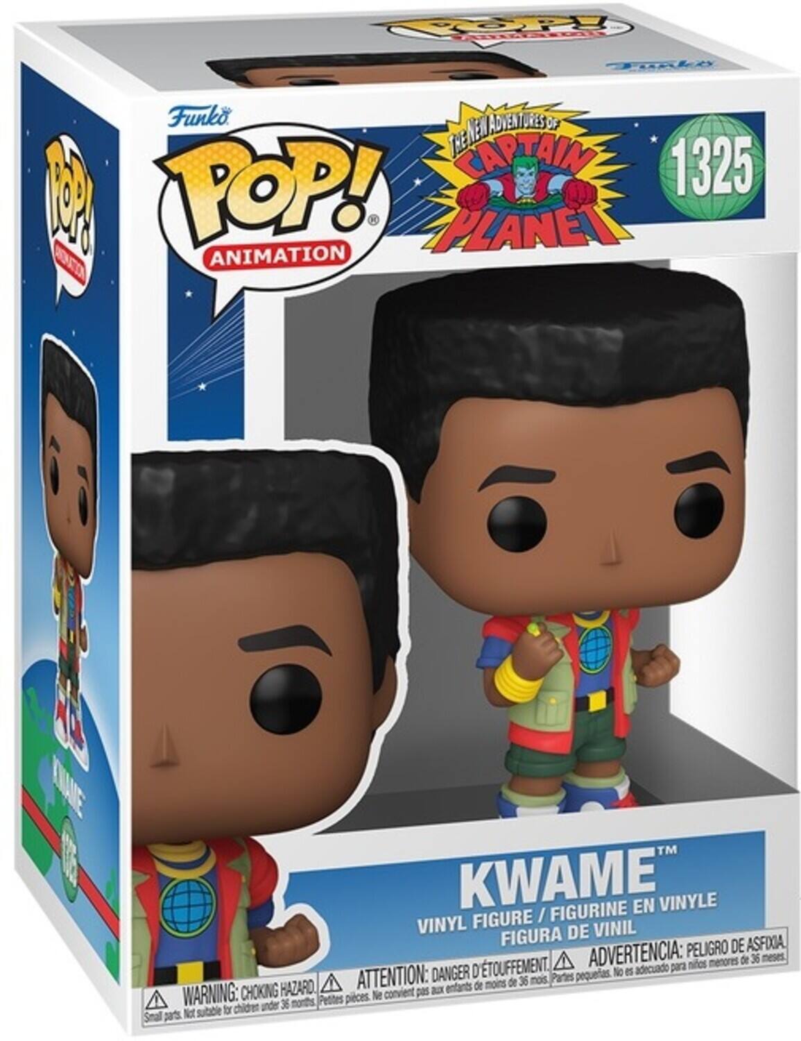 Funko POP! TELEVISION: Captain Planet Kwame Collectibles Multicolor ...
