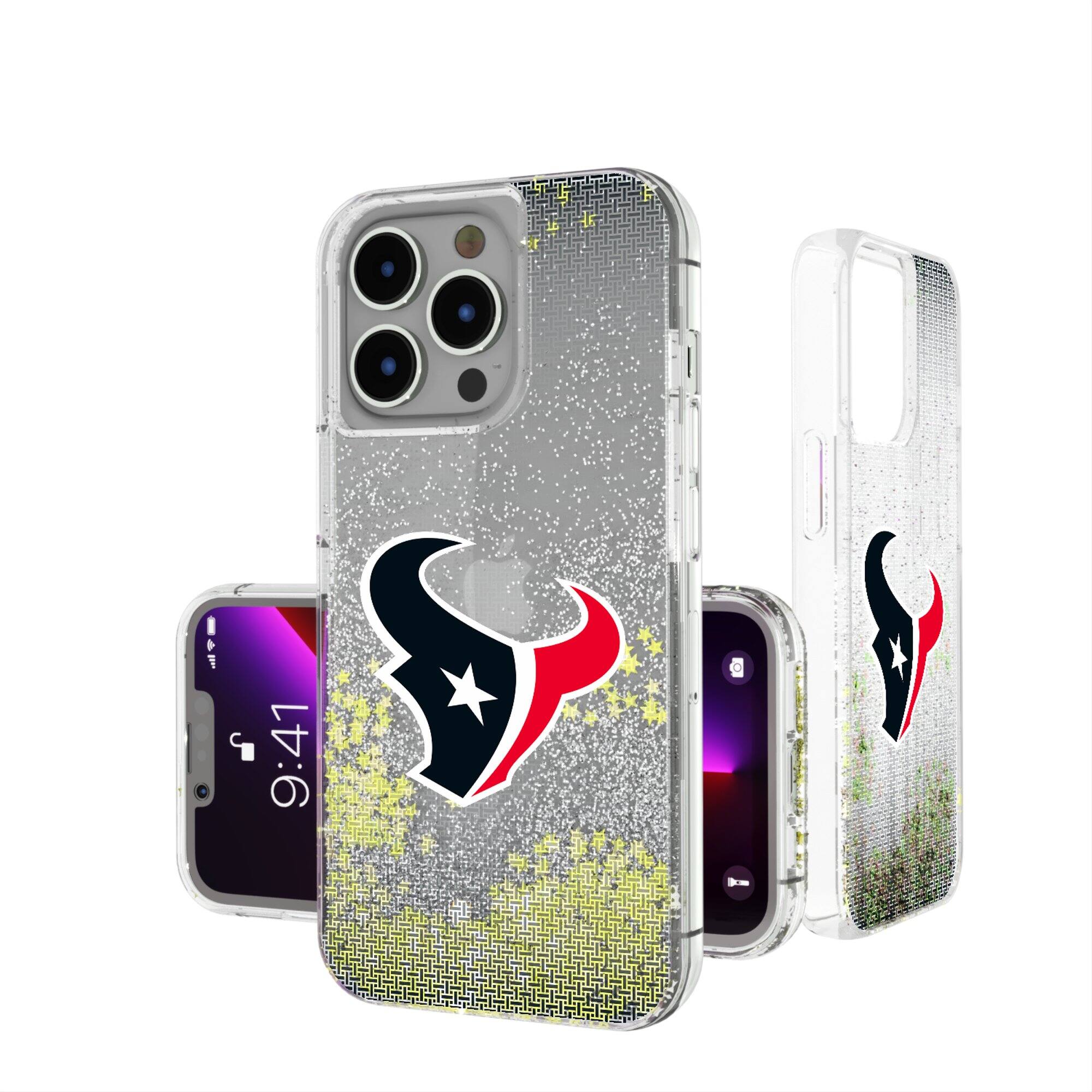 Keyscaper NFL Houston Texans Linen Logo iPhone Glitter Case 14 ...
