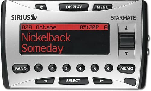 Best Buy: Sirius Starmate Satellite Radio Plug-and-Play Receiver ST1