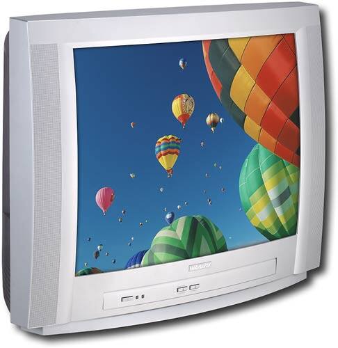 Best Buy: Magnavox 27" Stereo TV with Side A/V Input Silver 27MT3305/1