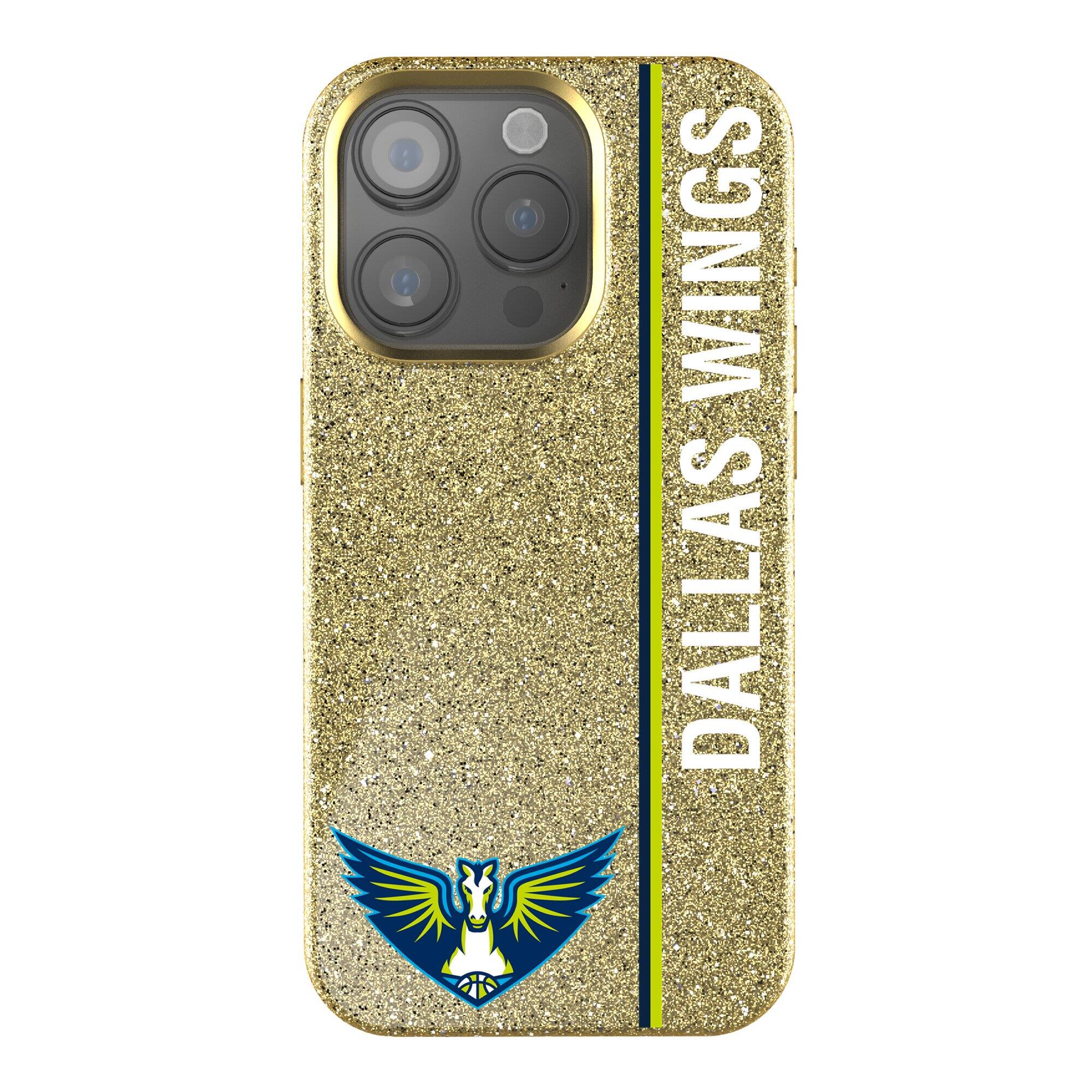Keyscaper WNBA Dallas Wings Sidebar Bling iPhone Case 14 Pro Max Gold ...