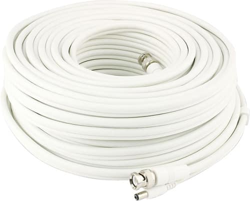 Best Buy: Swann Power/Video Cable Kit White SWADS-91MBNC