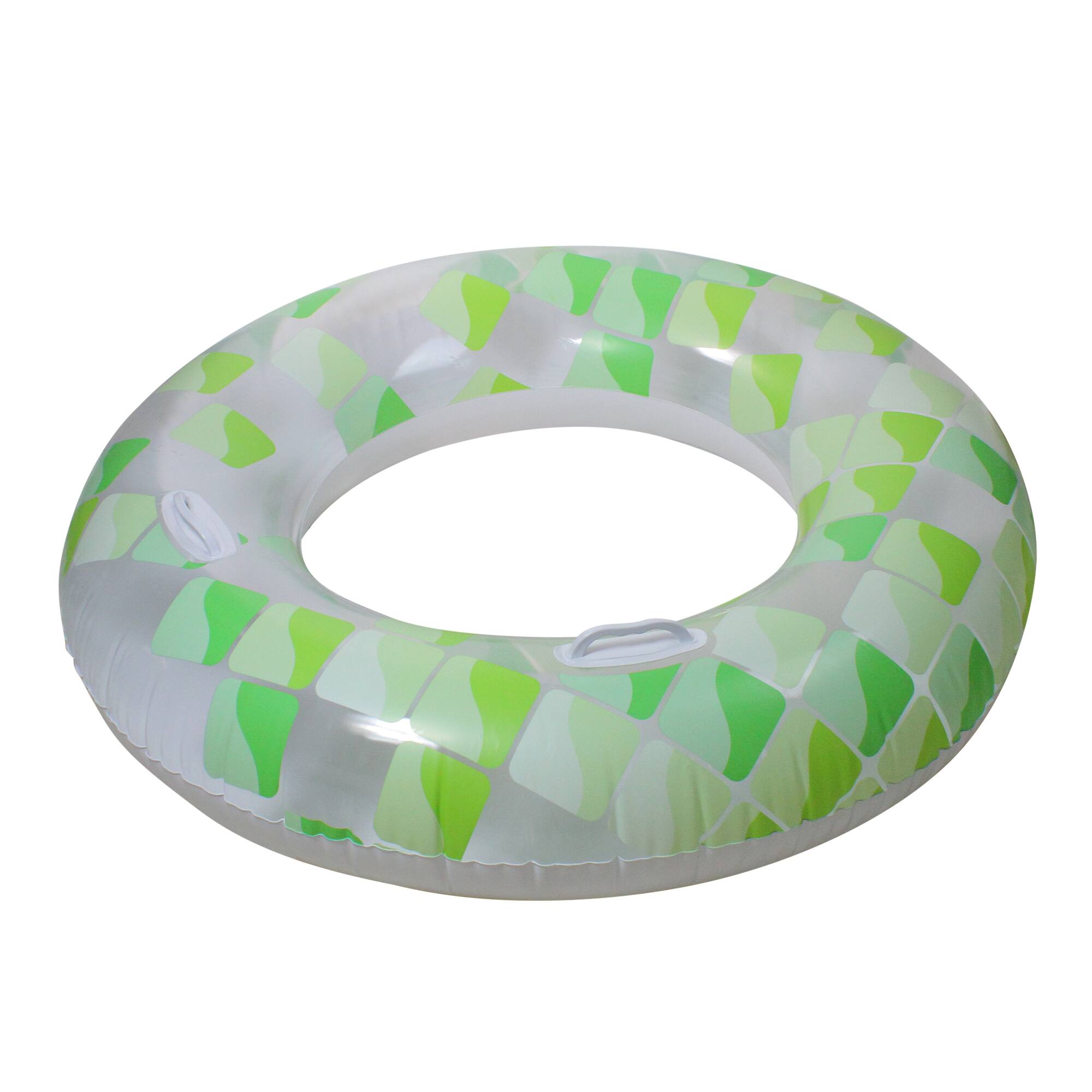 Pool Central Inflatable Geometric Inner Tube Swimming Pool Ring 47 ...