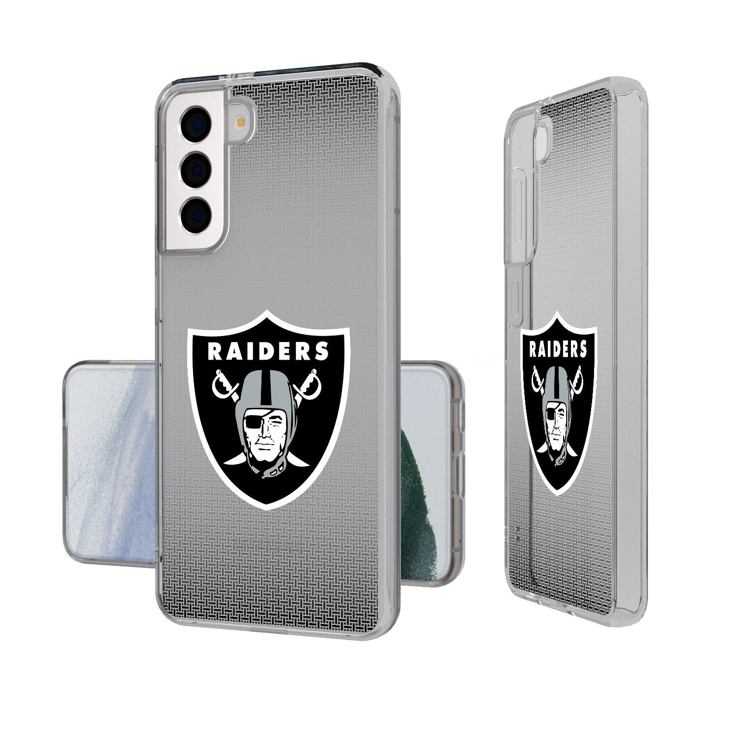 Keyscaper NFL Las Vegas Raiders Linen Logo Galaxy Clear Case S25 Ultra ...