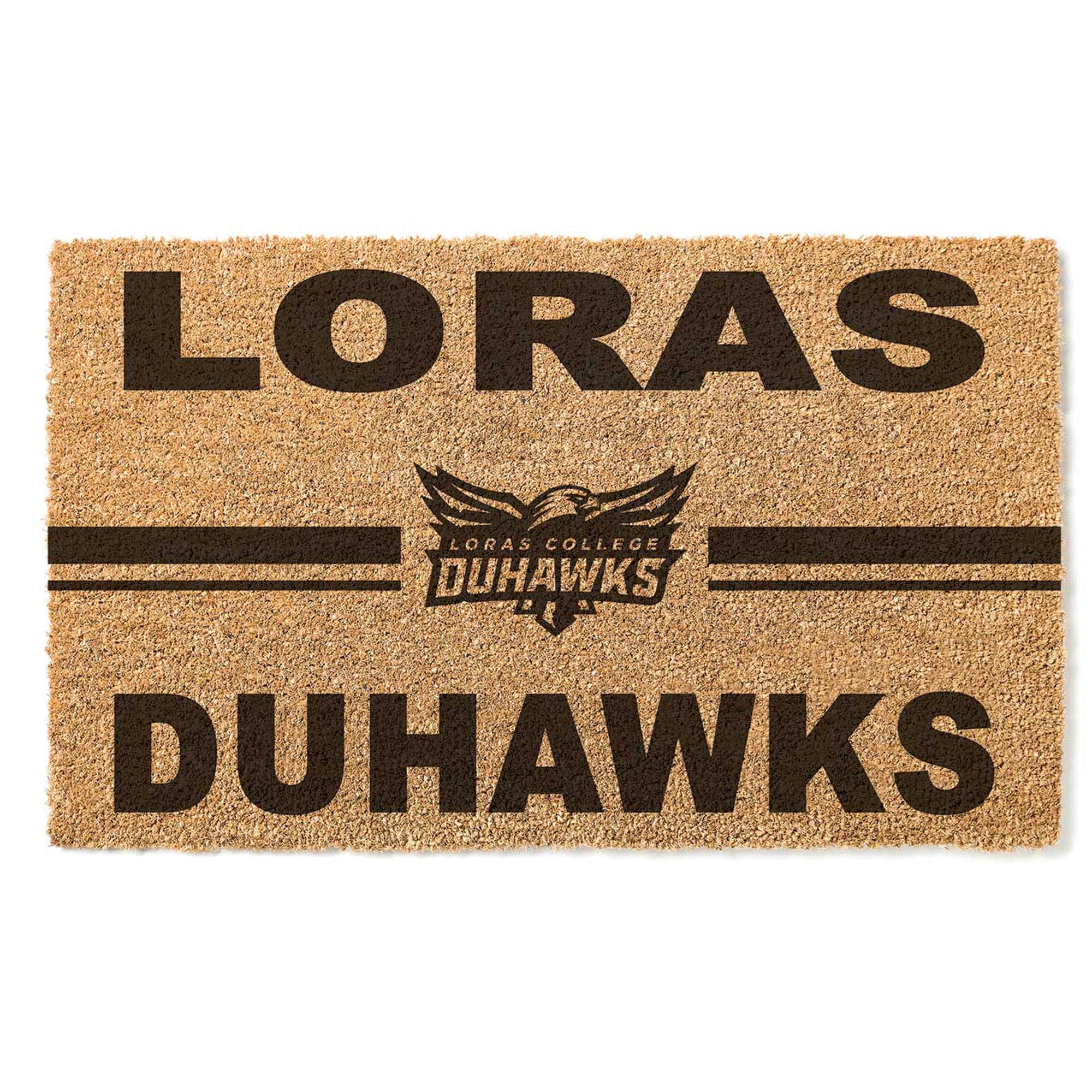 Jardine Loras College Duhawks 18" x 30" Team Logo Doormat Brown ...