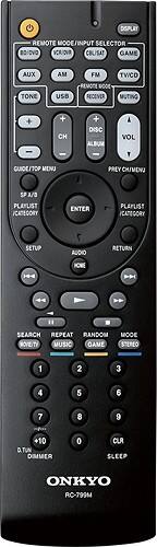 Best Buy: Onkyo 300W 5.1-Ch. 3D Pass-Through A/V Home Theater Receiver ...
