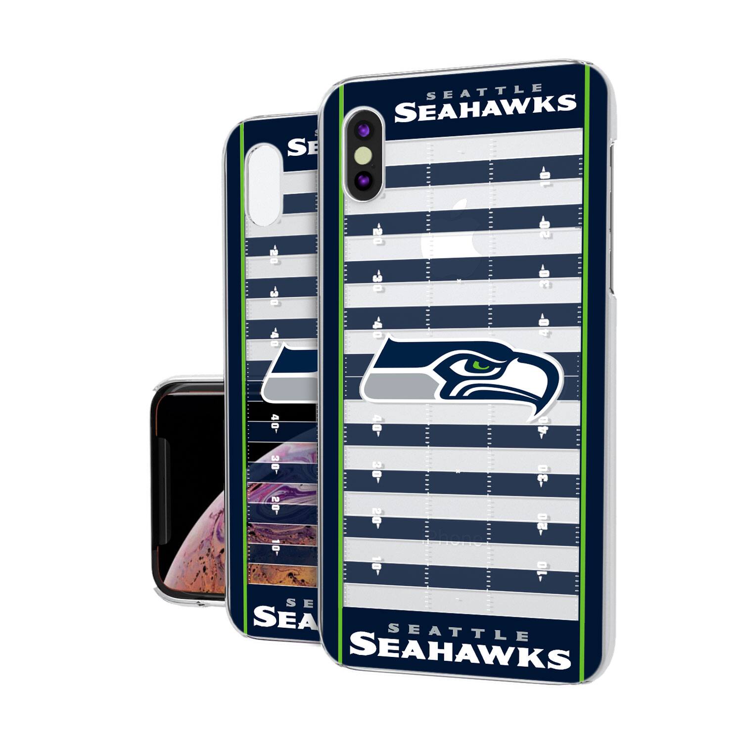 Keyscaper NFL Seattle Seahawks iPhone Clear Field Design Case 15 Pro ...