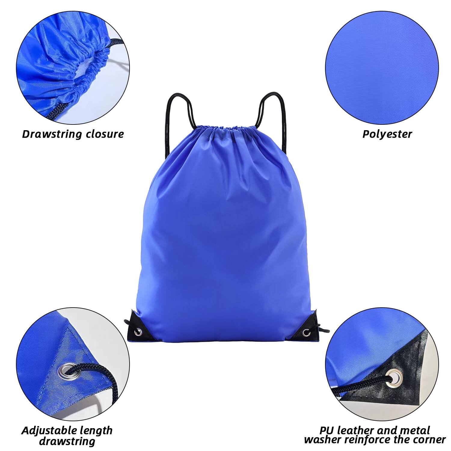 Cozy Serene Multi Functional Drawstring Bag Bulk Backpack 20 Draw ...