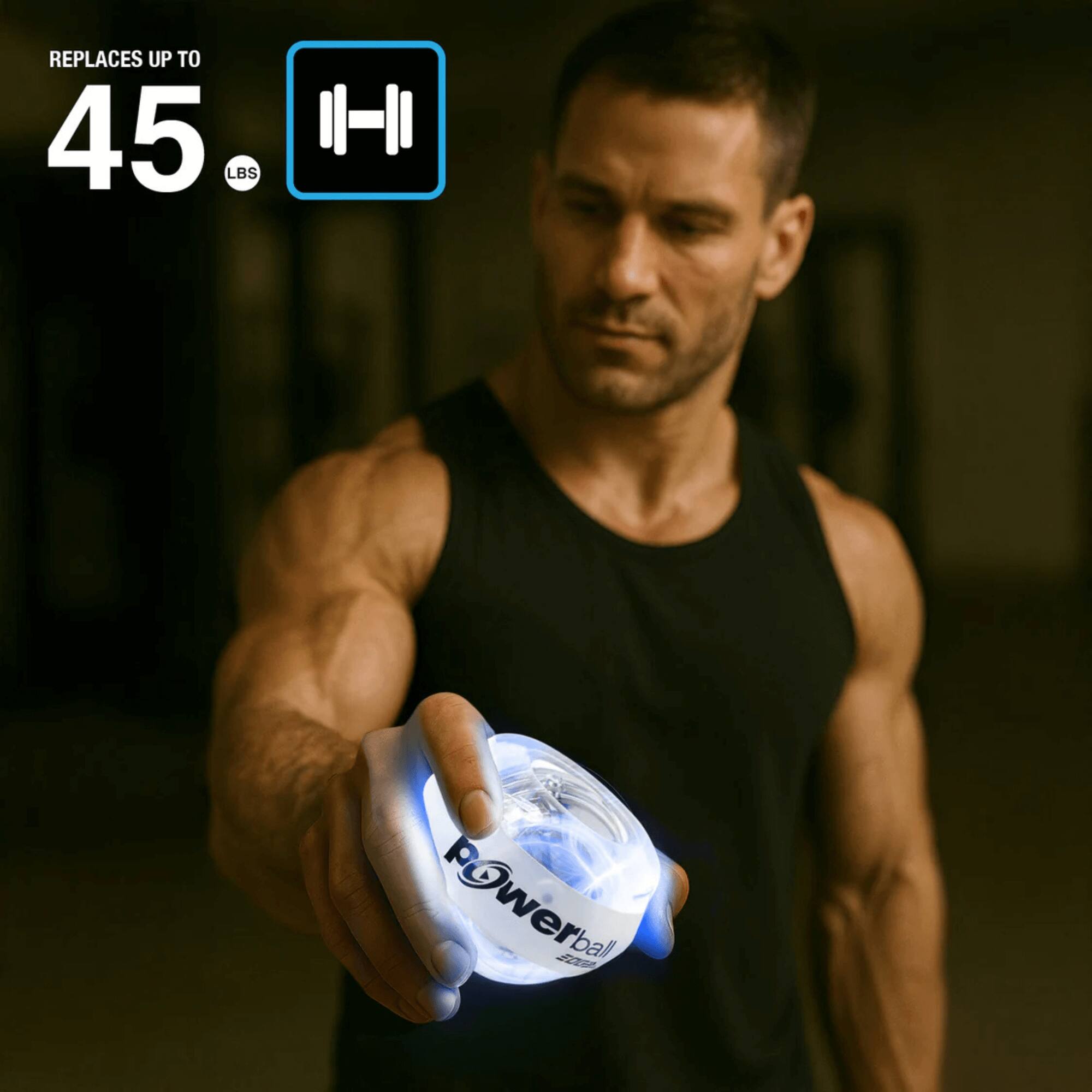 DFX Powerball Powerball Platinum Edition Resistance Trainer Blue 60264 ...