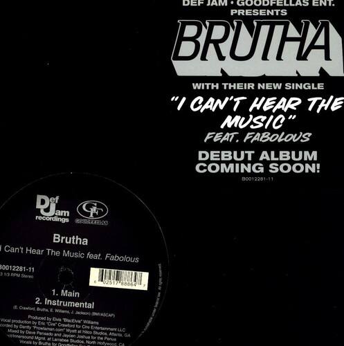 Brutha I Can't Hear Music 12 INCH SINGLE [12 inch Vinyl Single] - Best Buy