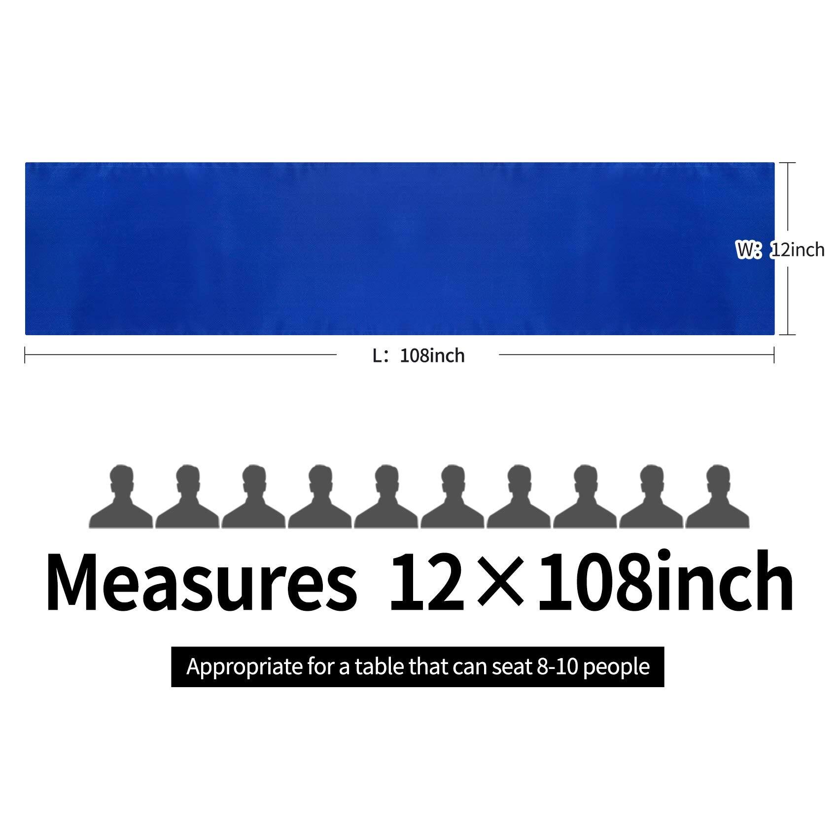 Paradigms Interiors 10 pack Satin Table Runner Royal 12 X Long Runners ...
