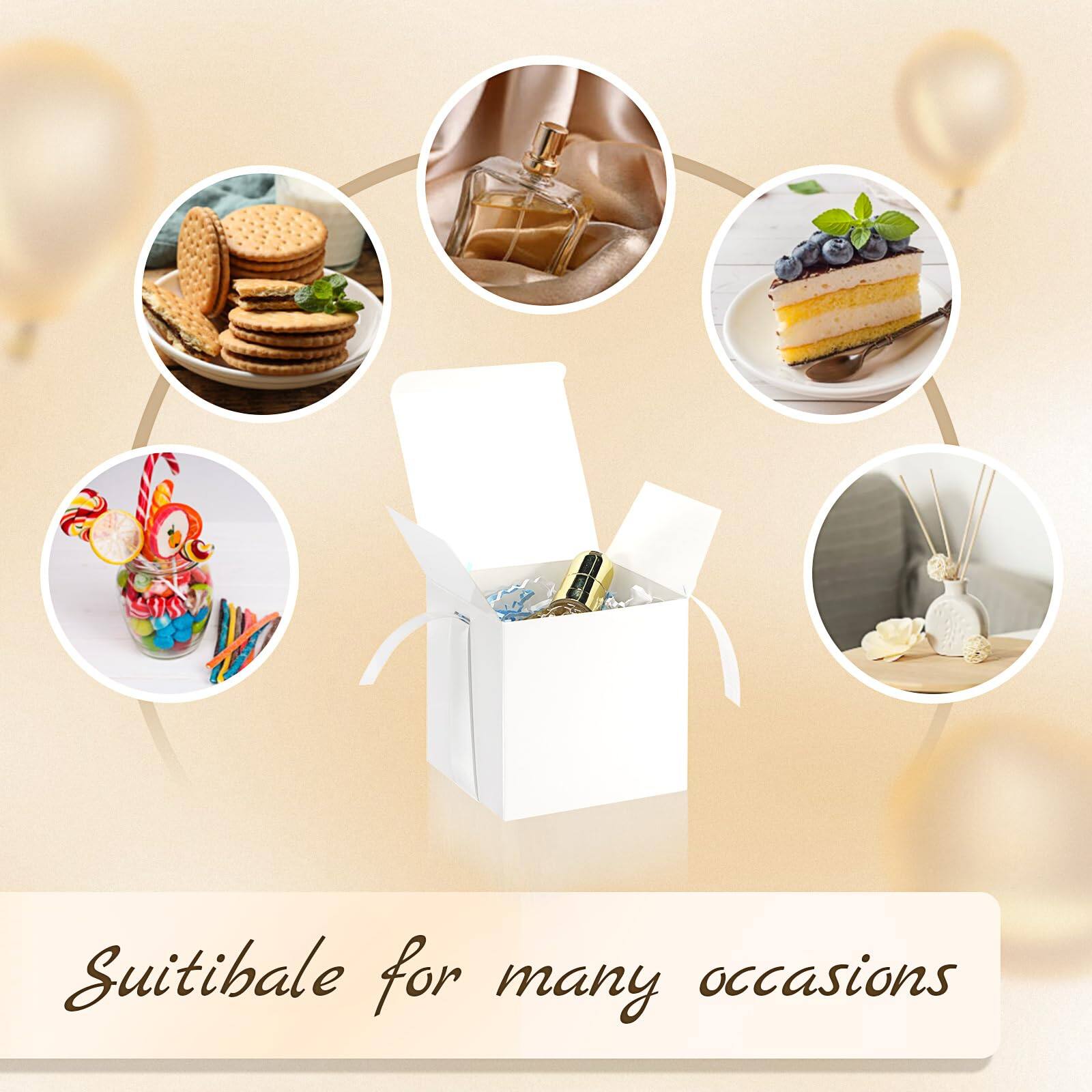 Paradigms Interiors 48 Wedding Gift Boxes With Ribbon Small Party Favor ...