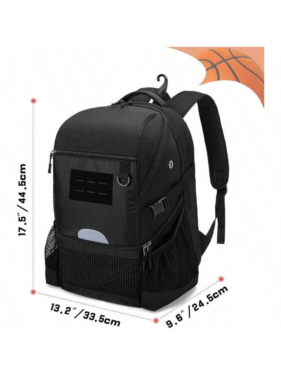 Live At Space Basketball Backpack Men, Soccer Bag with Ball Compartment ...