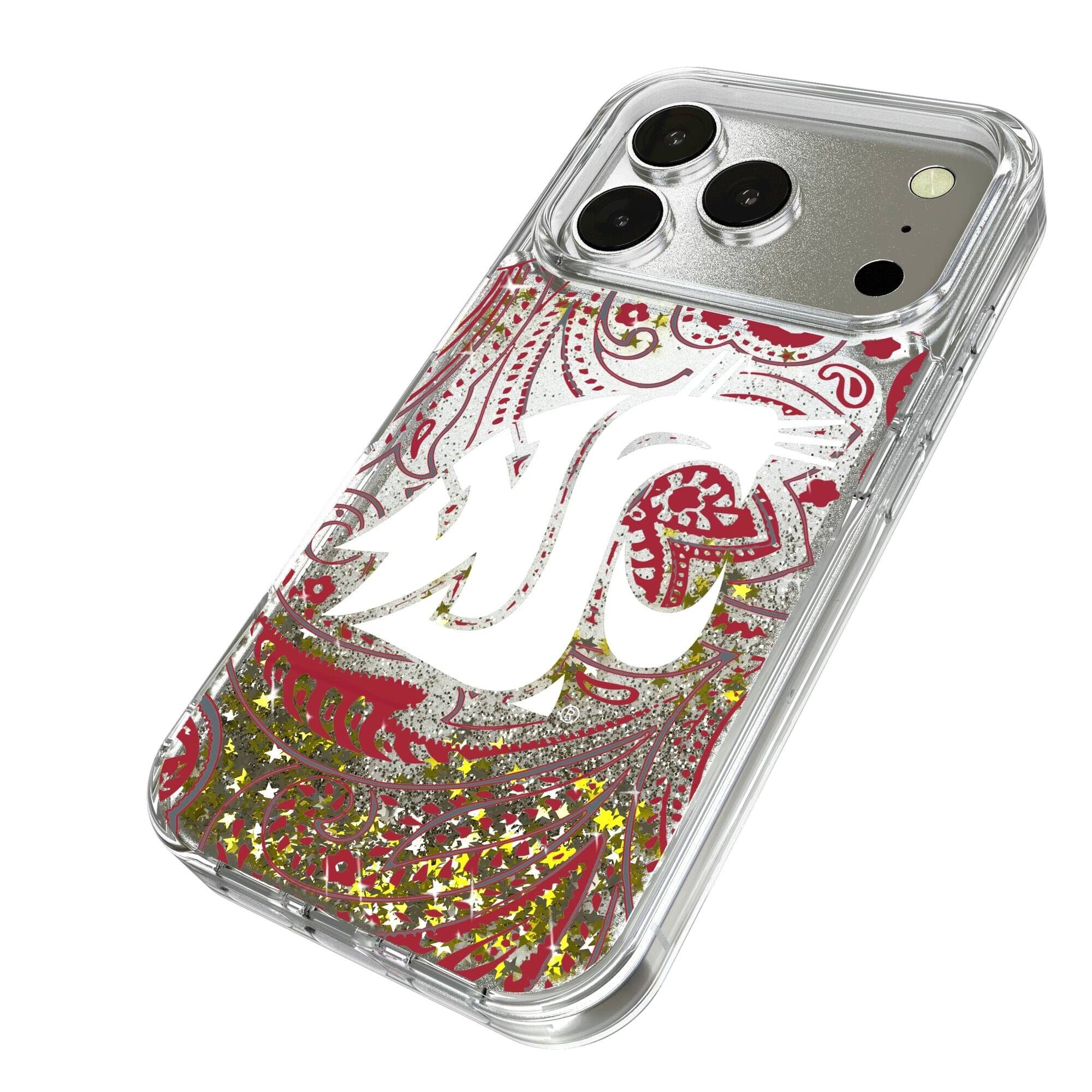 Keyscaper NCAA Washington State Cougars iPhone Glitter Paisley Design ...