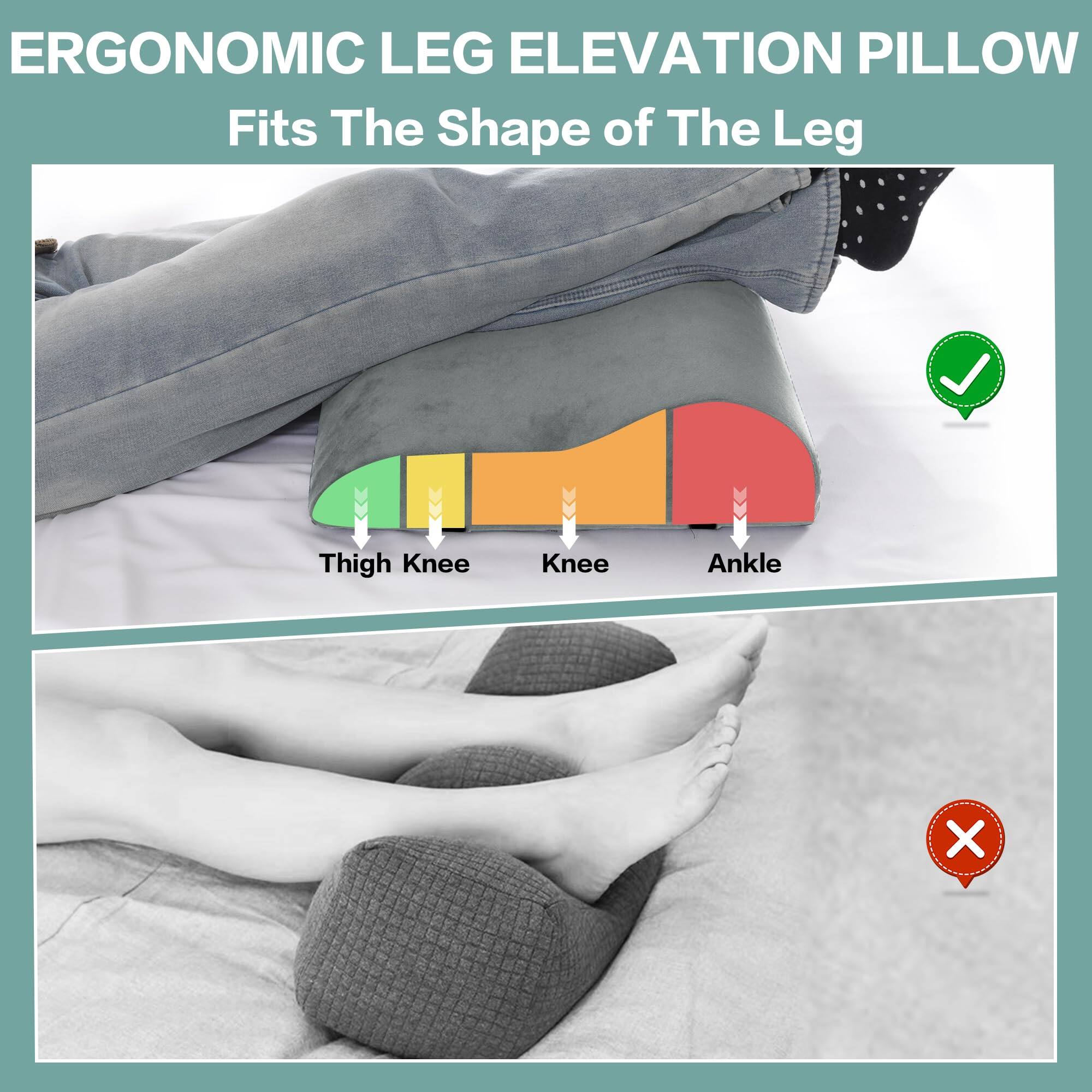 Paradigms Interiors Extra Large Recliner Leg Pillow Foam Foot Rest ...