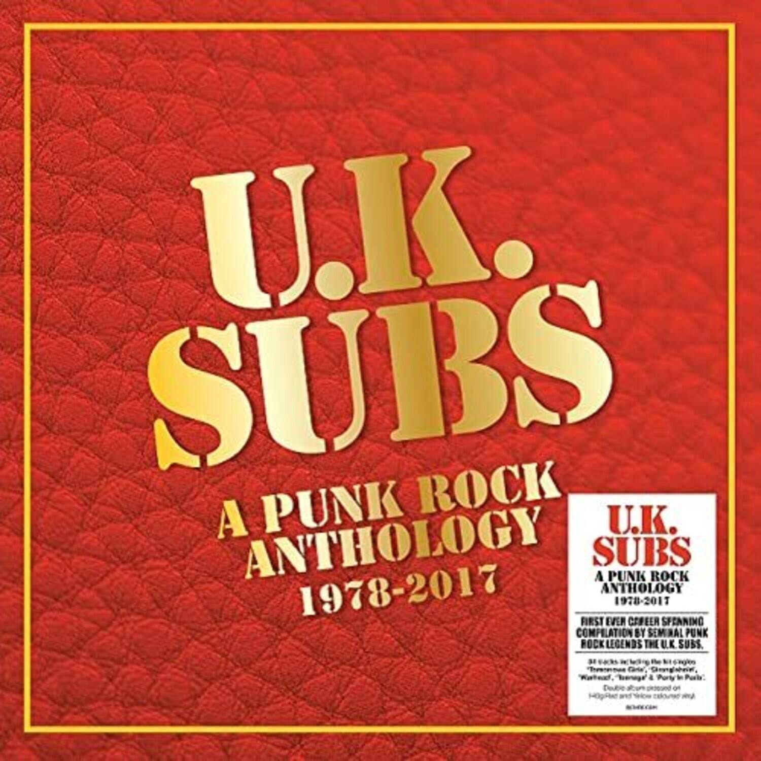 UK Subs Punk Rock Anthology 1978 2017 VINYL LP - Best Buy
