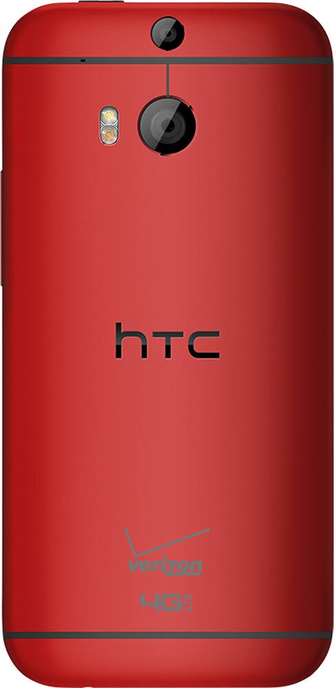 Best Buy: HTC One (M8) 4G LTE Cell Phone VZW HTC ONE M8 RED