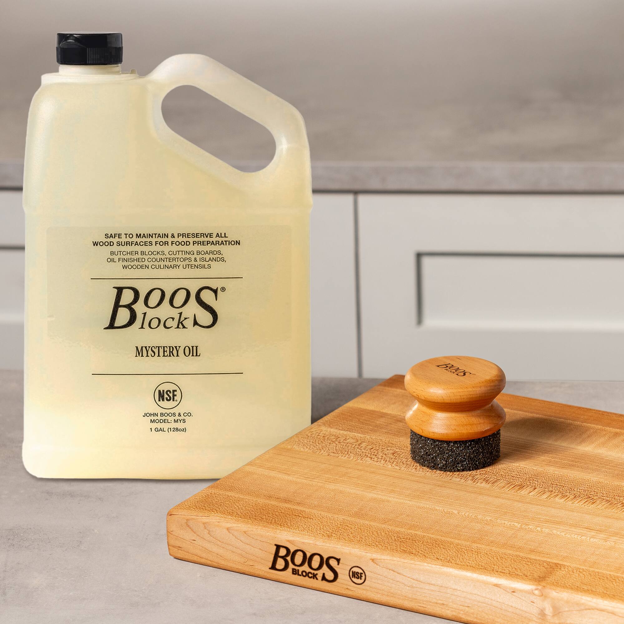 John Boos Block Mystery Oil Maintenance Care for Wood Cutting Board ...