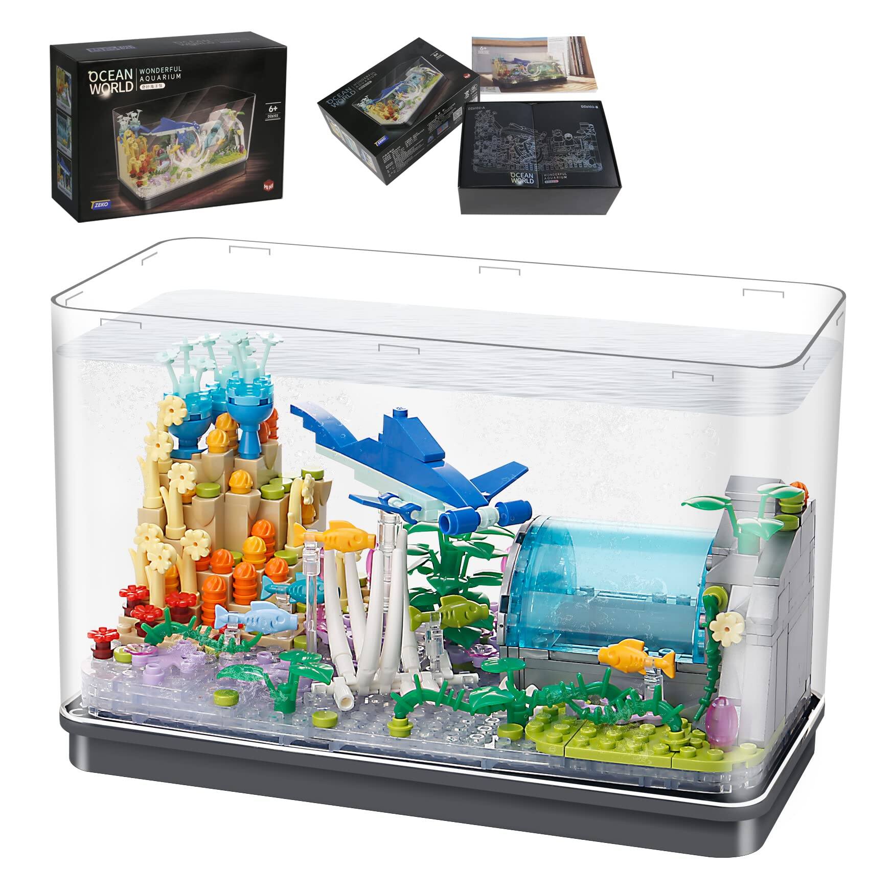 EZTW1 3000 Mini Blocks Magic Castle Building Toys Creative Ideals Hog ...