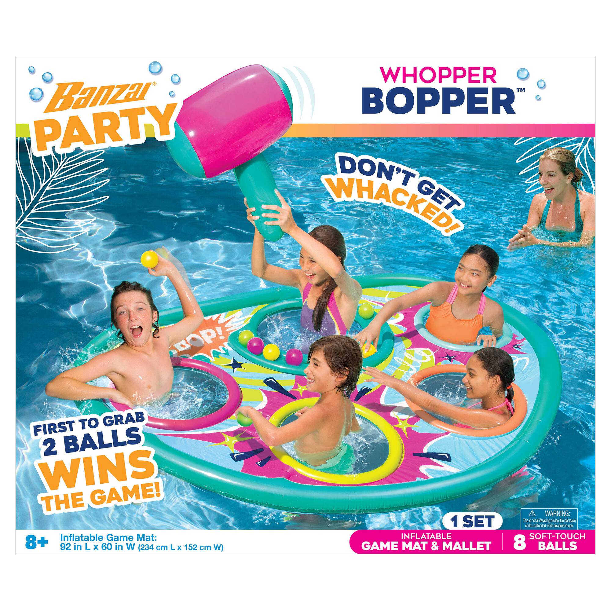 Banzai Whopper Bopper Pool Float Game Pool Toy G191124937416 - Best Buy