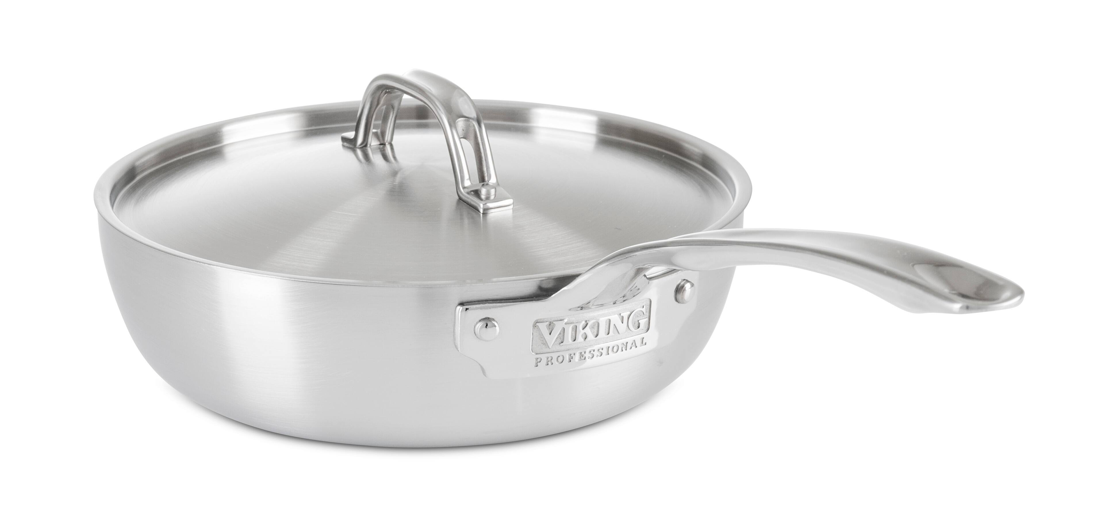 Best Buy: Viking Professional 5 Ply 3 Qt. Saucier Pan Satin 40061-1823-STN