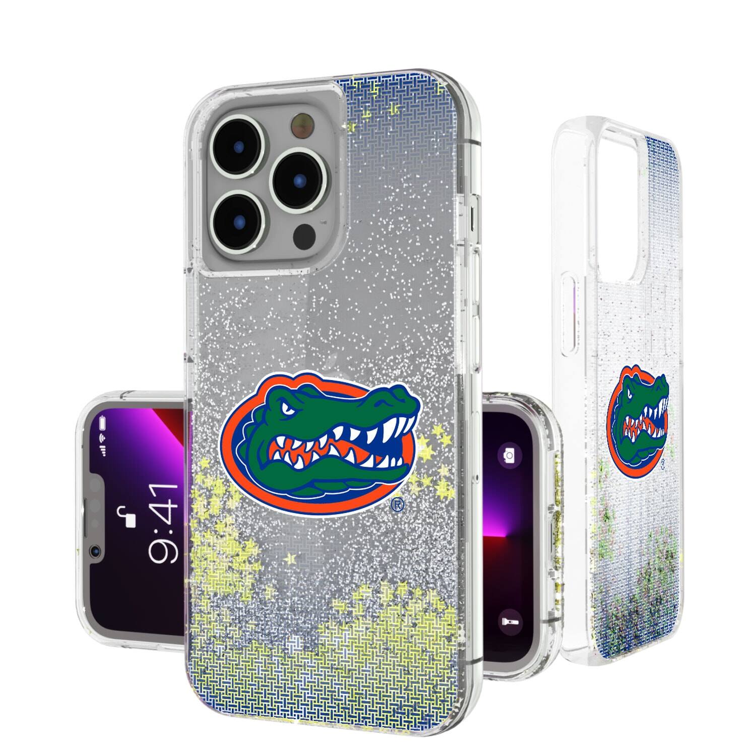Keyscaper NCAA Florida Gators Linen Logo iPhone Glitter Case 14 ...
