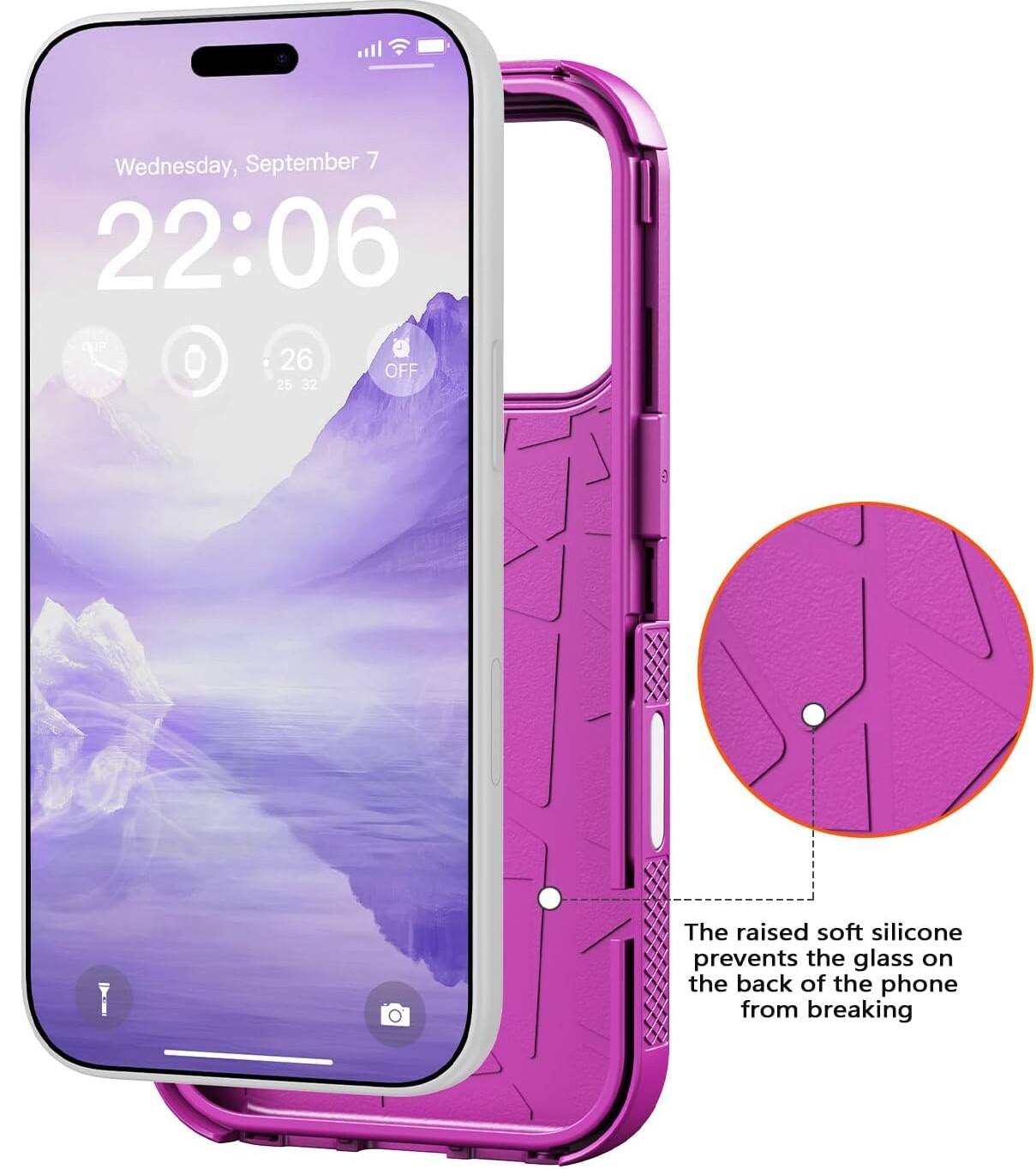 FINEAK iPhone 17 Pro Max MagSafe Case Heavy Duty Protection with Camera ...