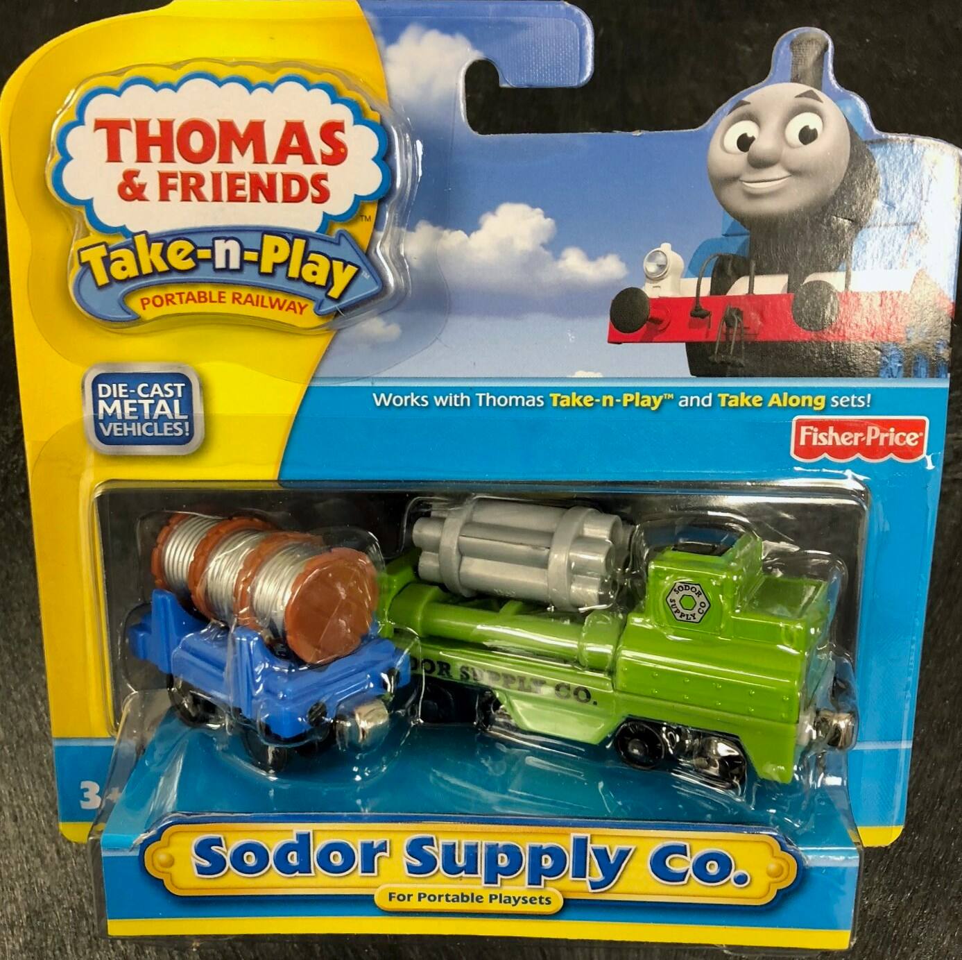 Thomas & Friends Take n Play SODOR SUPPLY CO Die Cast Metal Vehicle Set ...